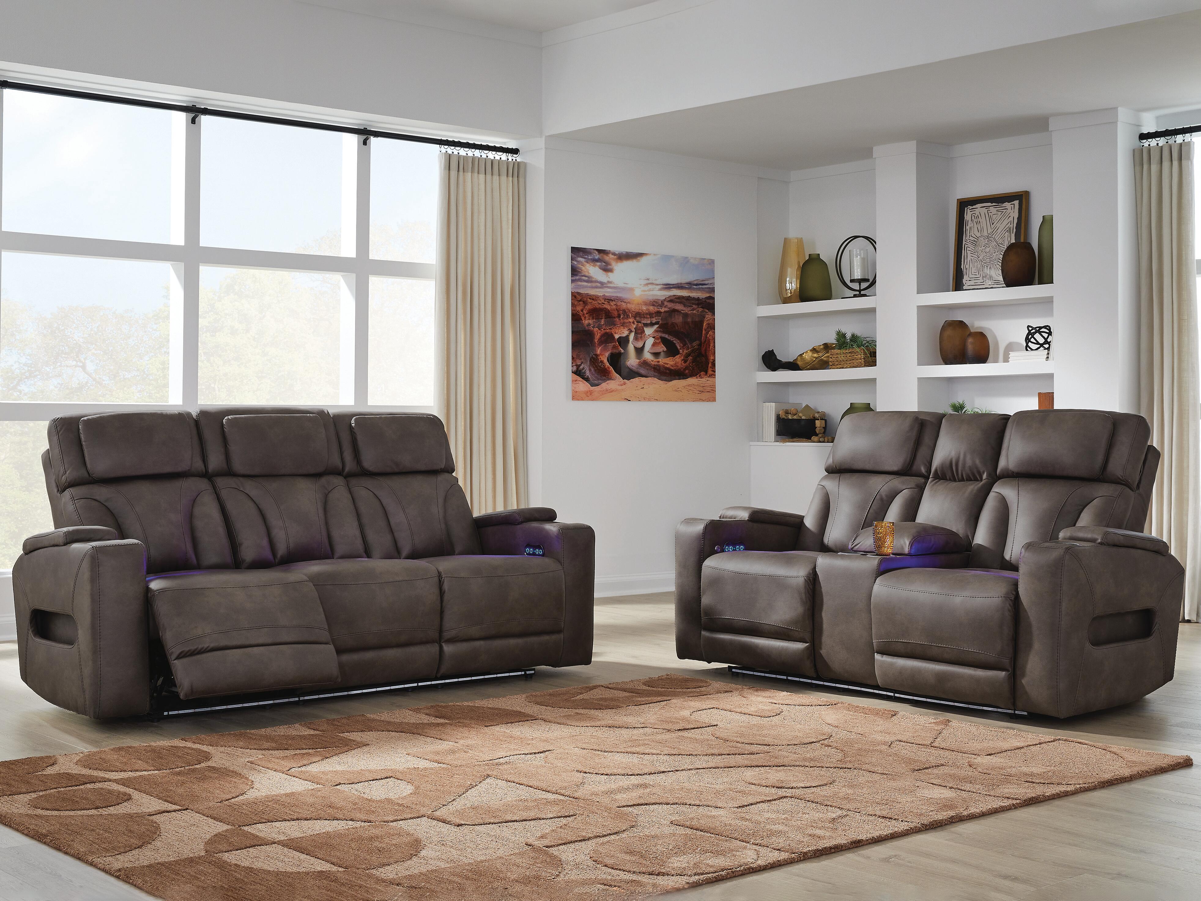 Click here for Warrior Peak Sofa and Loveseat  Umber prices