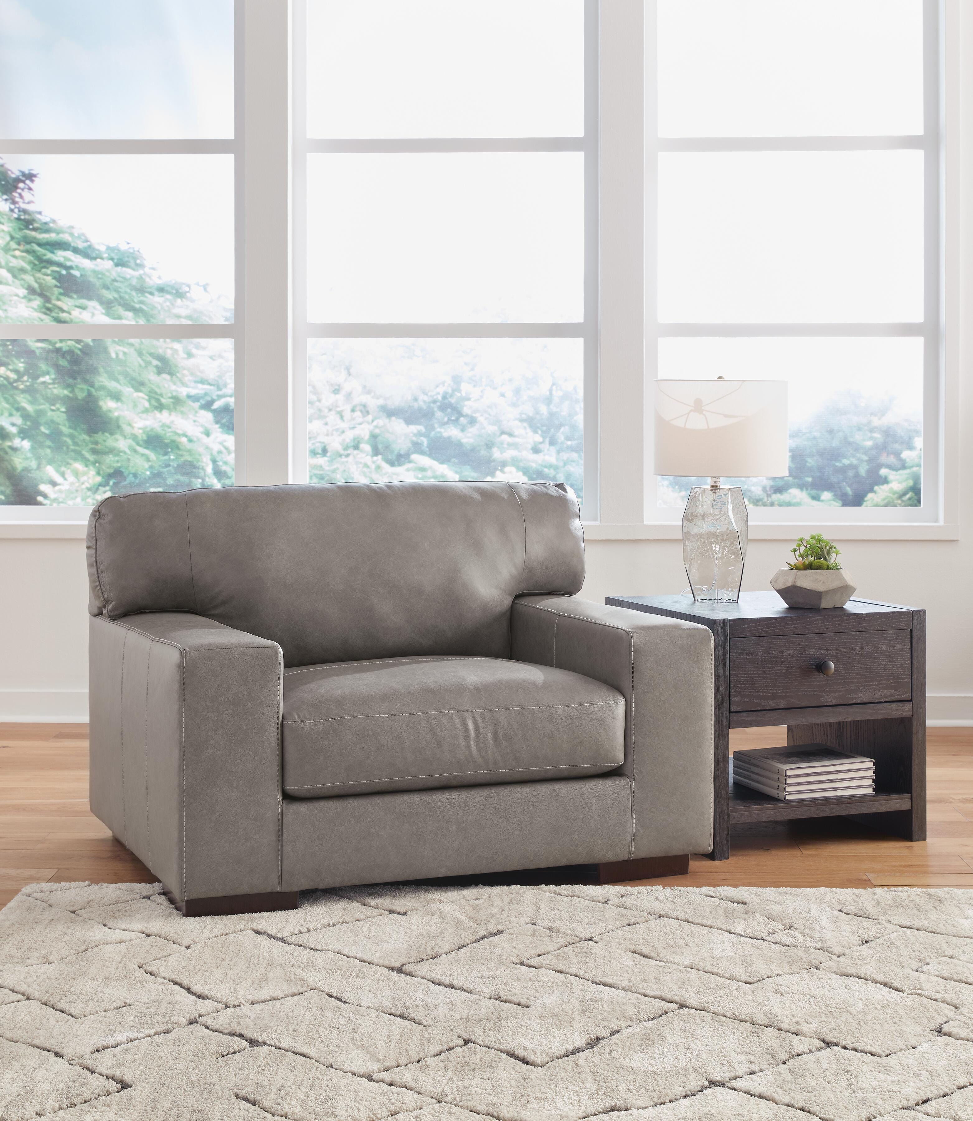 Click here for Lombardia Oversized Leather Chair Leather  Fossil prices