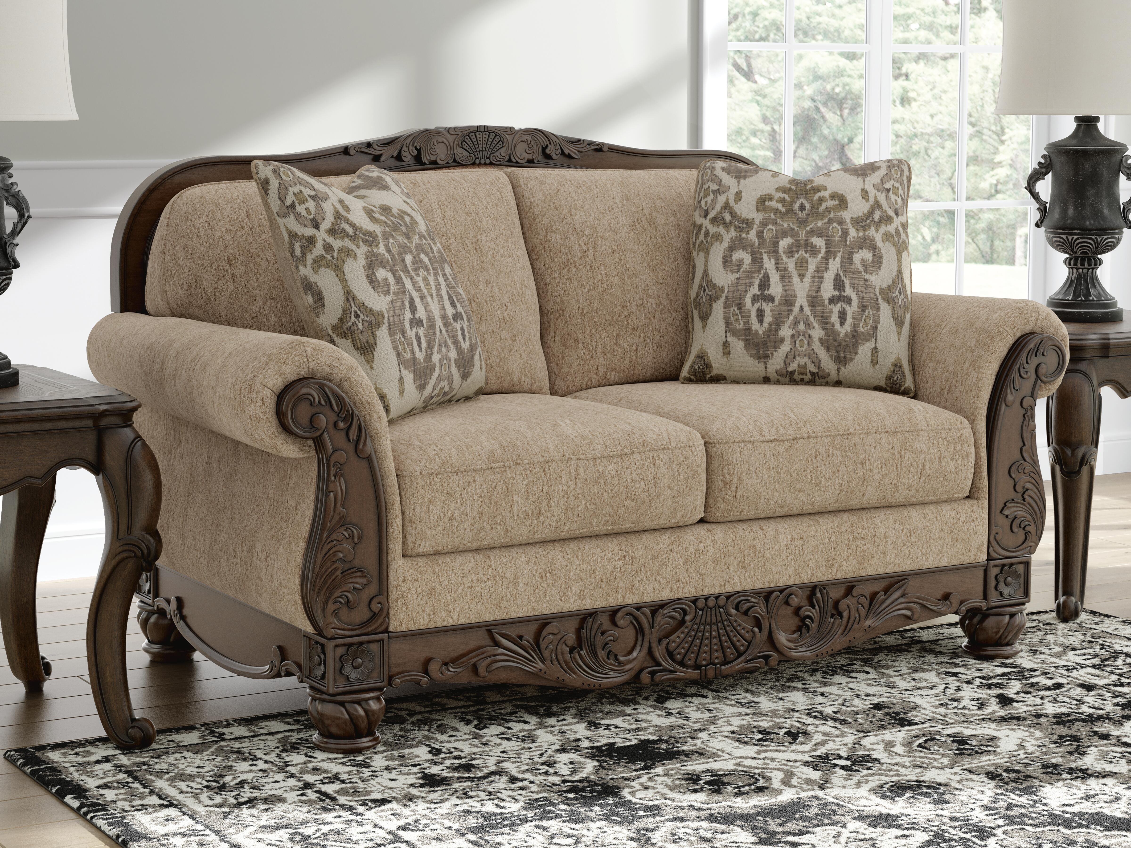 Click here for Stanmore Loveseat  Golden prices
