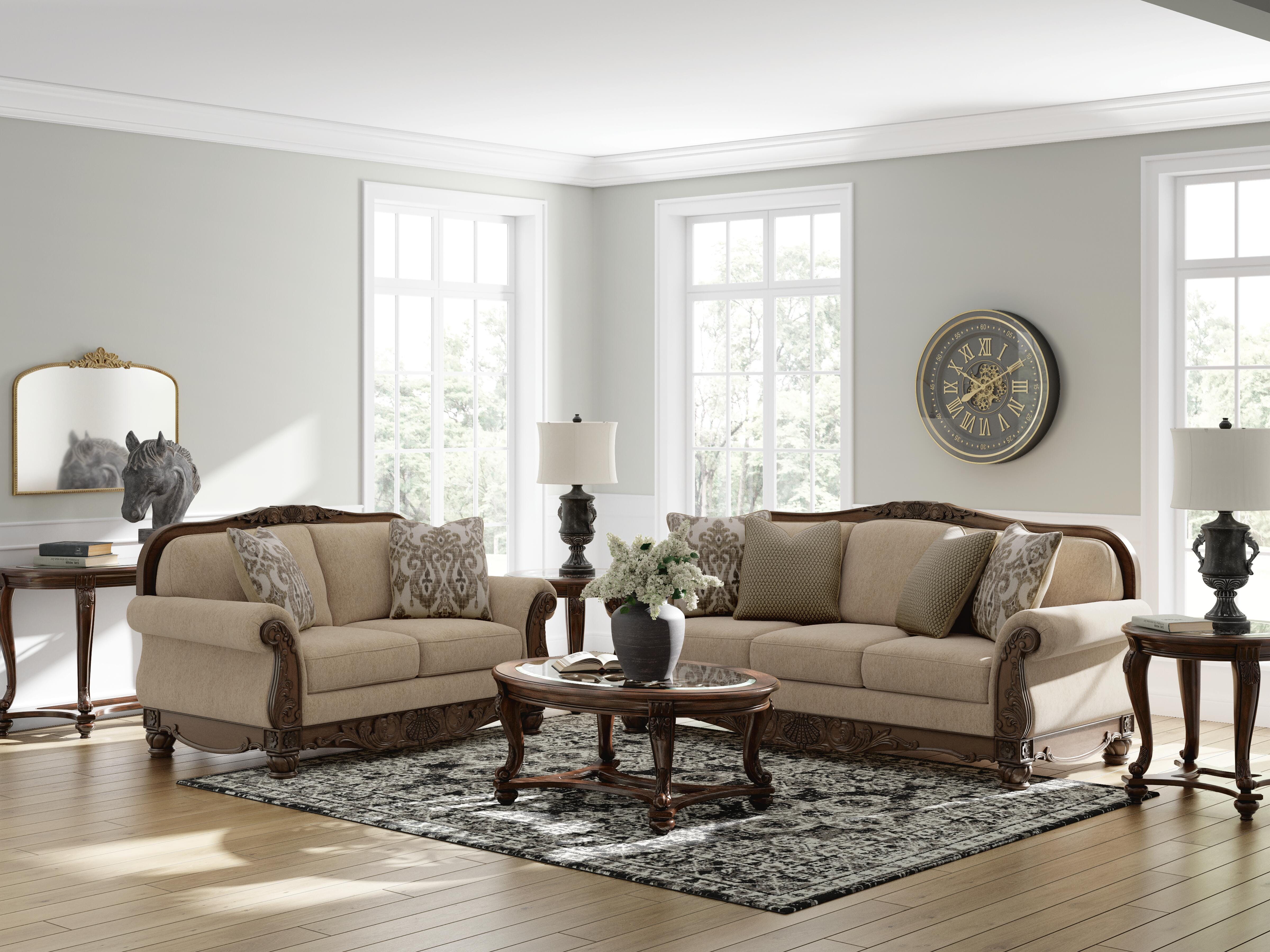 Click here for Stanmore Sofa and Loveseat  Golden prices