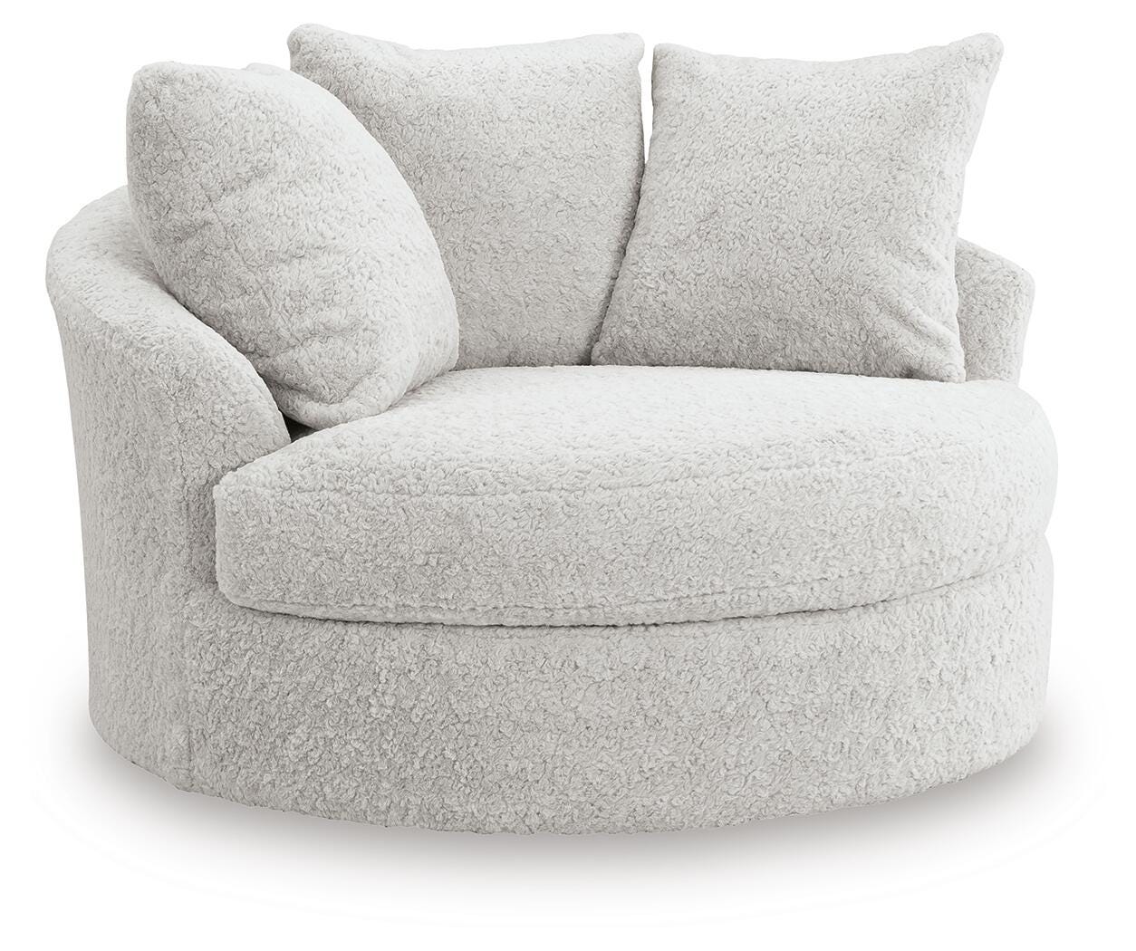 Click here for Snodoodle Oversized Swivel Accent Chair  Arctic prices