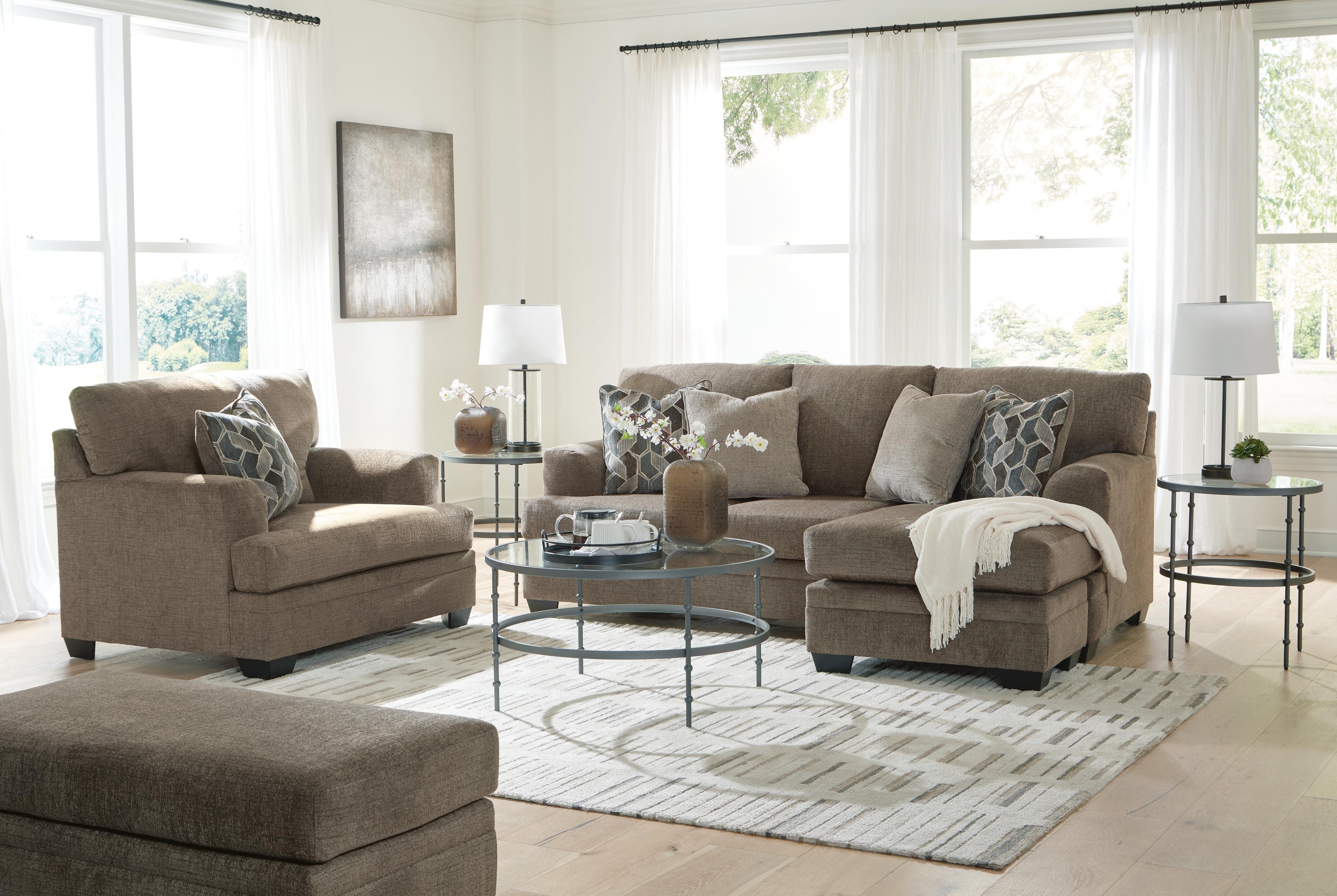 Click here for Stonemeade Sofa Chaise  Chair  and Ottoman  Nutmeg prices
