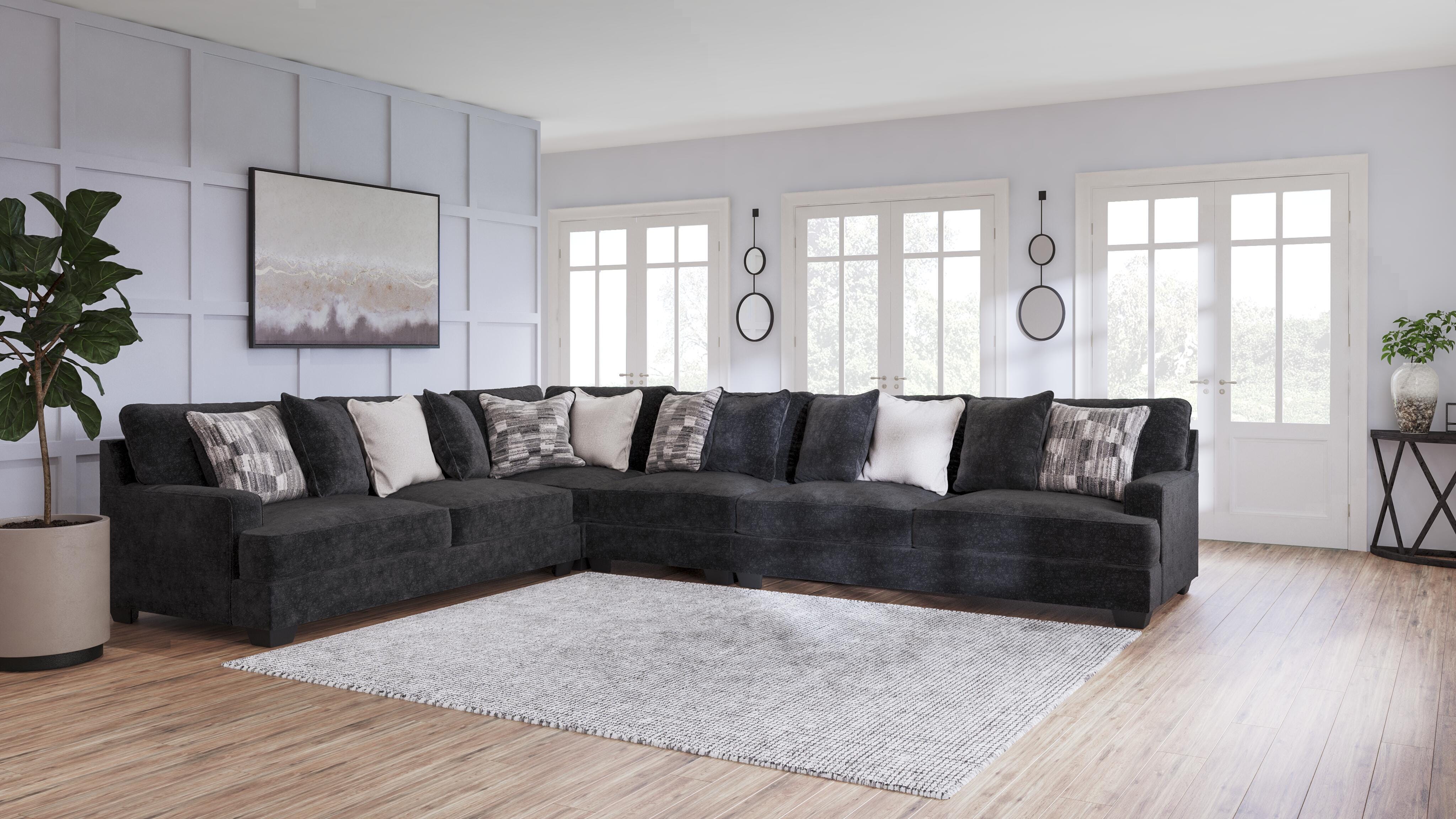 Click here for Lavernett 4-Piece Sectional  Charcoal prices