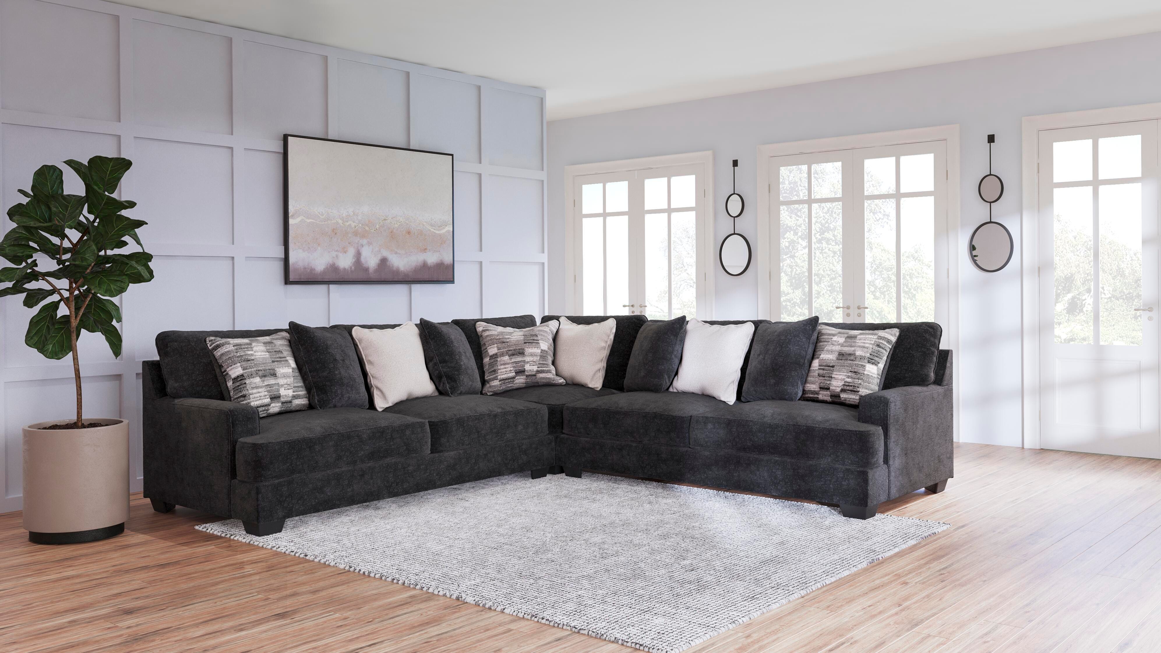 Click here for Lavernett 3-Piece Sectional  Charcoal prices