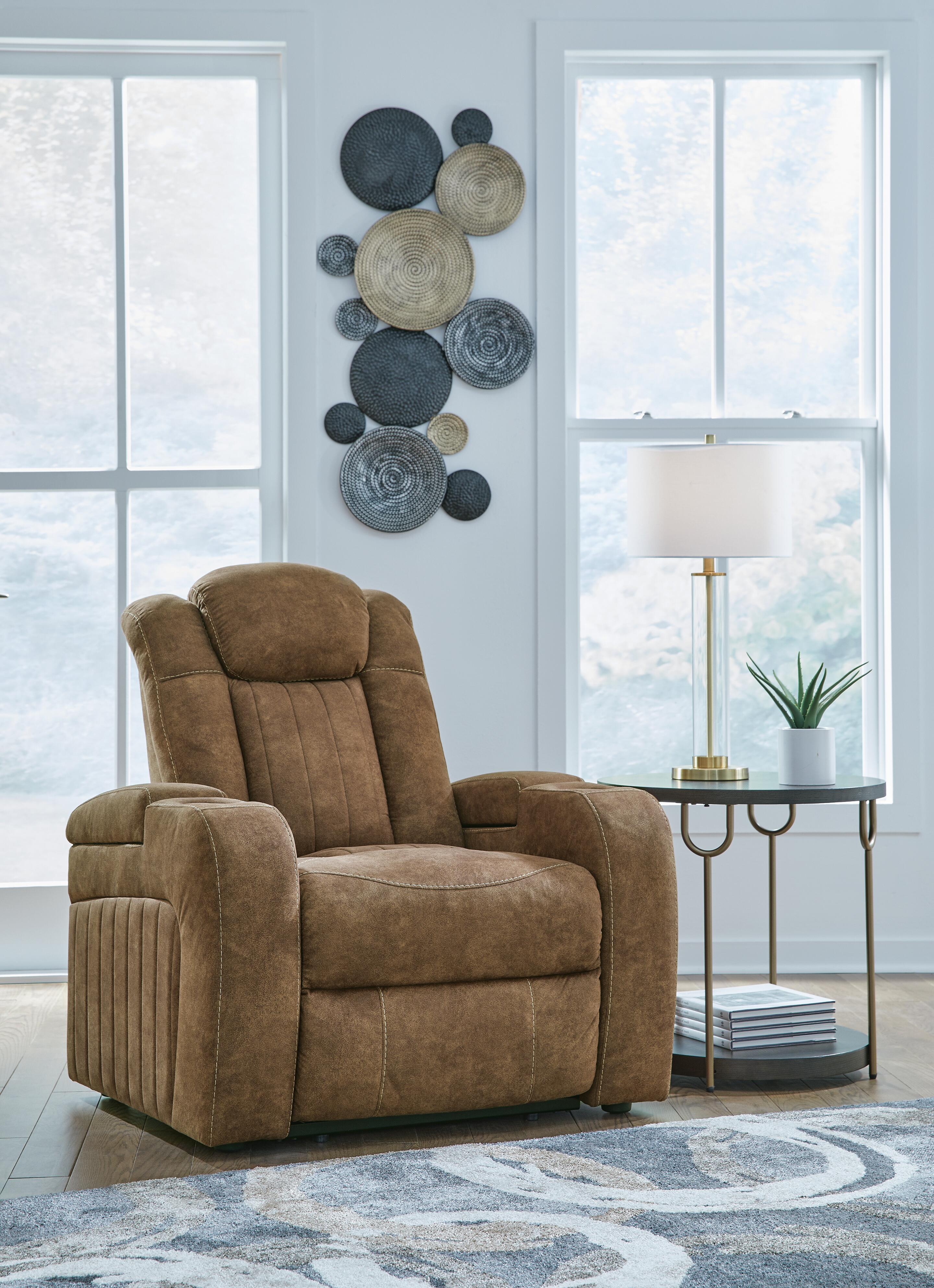 Click here for Wolfridge Dual Power Recliner  Brindle prices