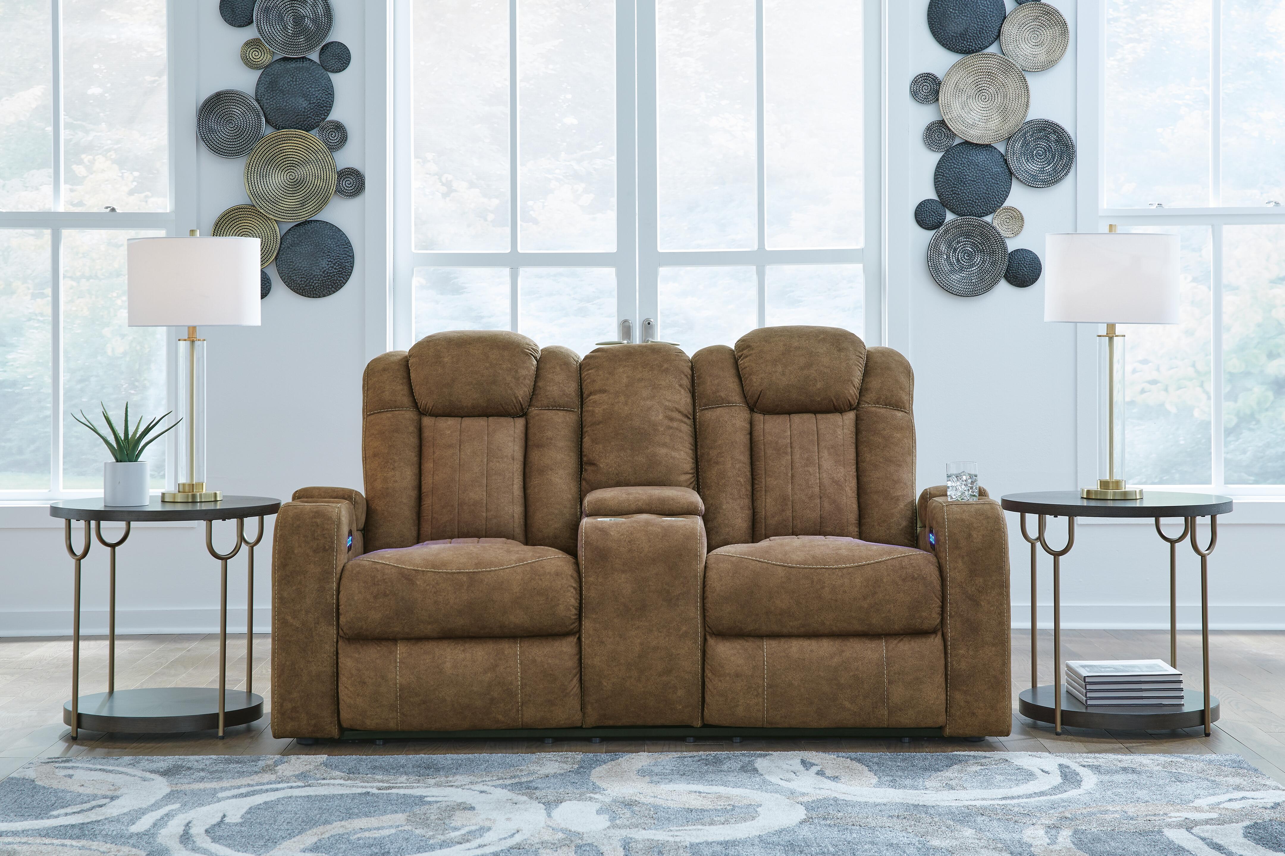 Click here for Wolfridge Dual Power Reclining Loveseat  Brindle prices