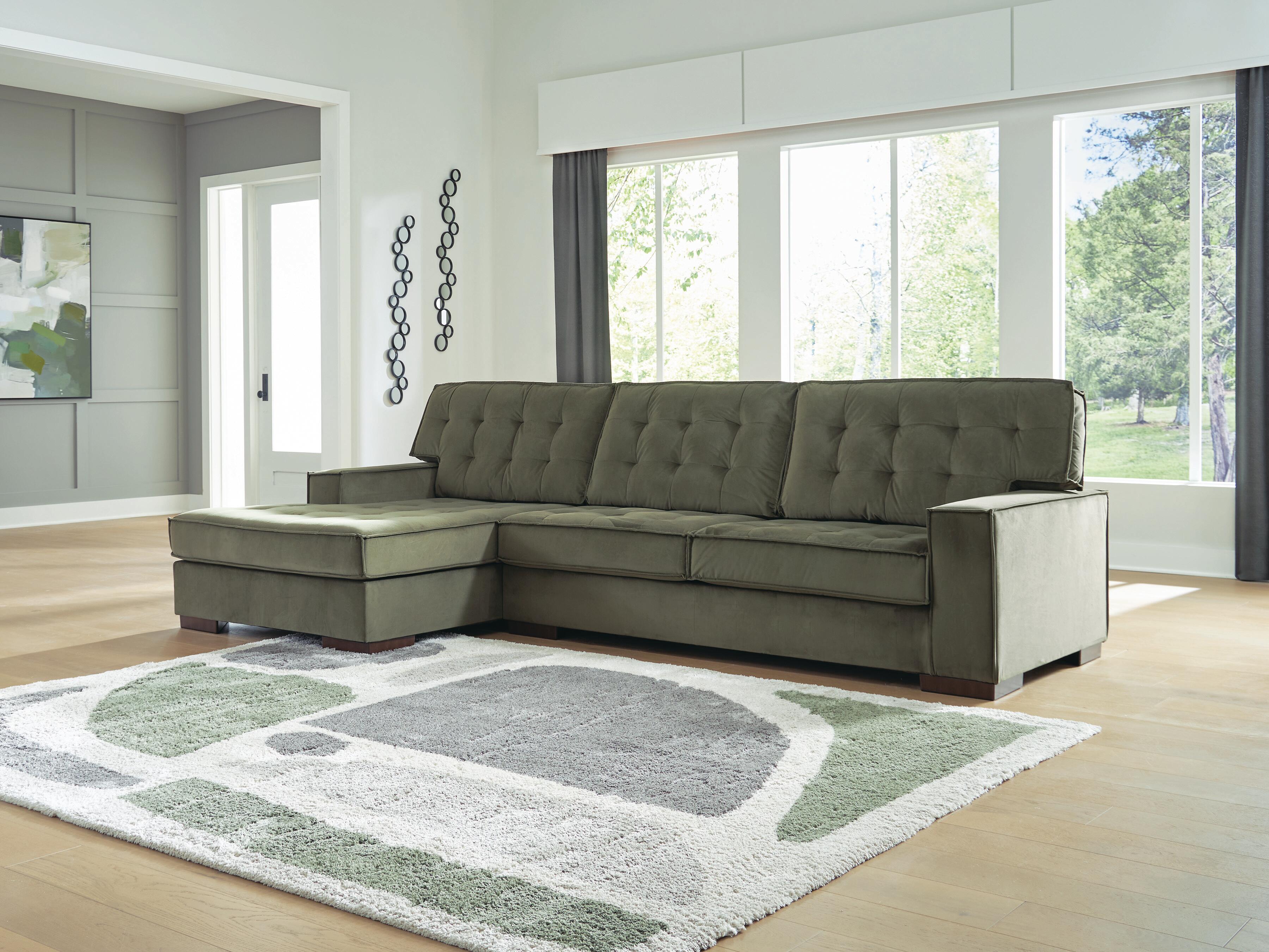Click here for Chalcombe 2-Piece Sectional with Chaise  Olive prices