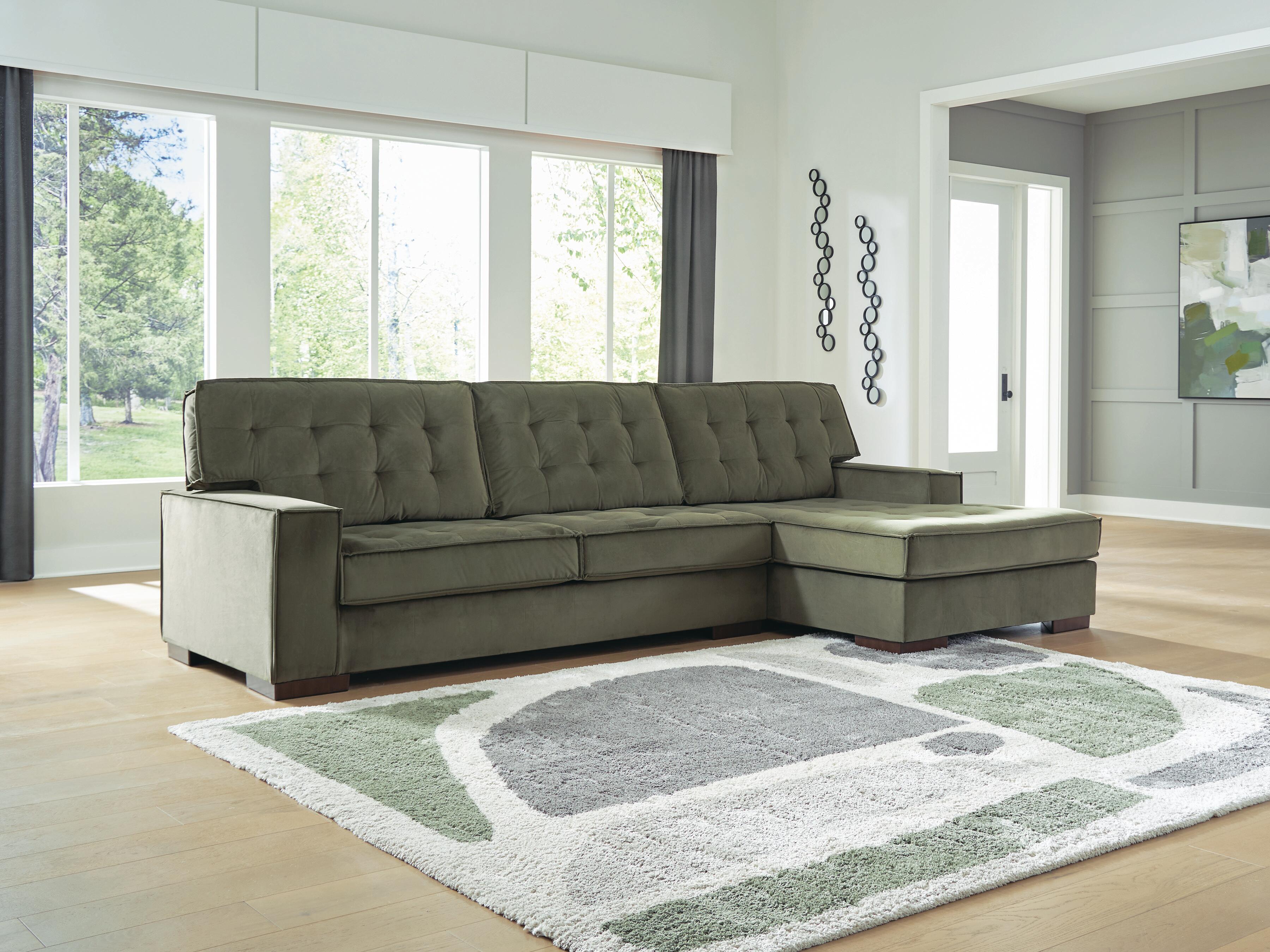 Click here for Chalcombe 2-Piece Sectional with Chaise  Olive prices