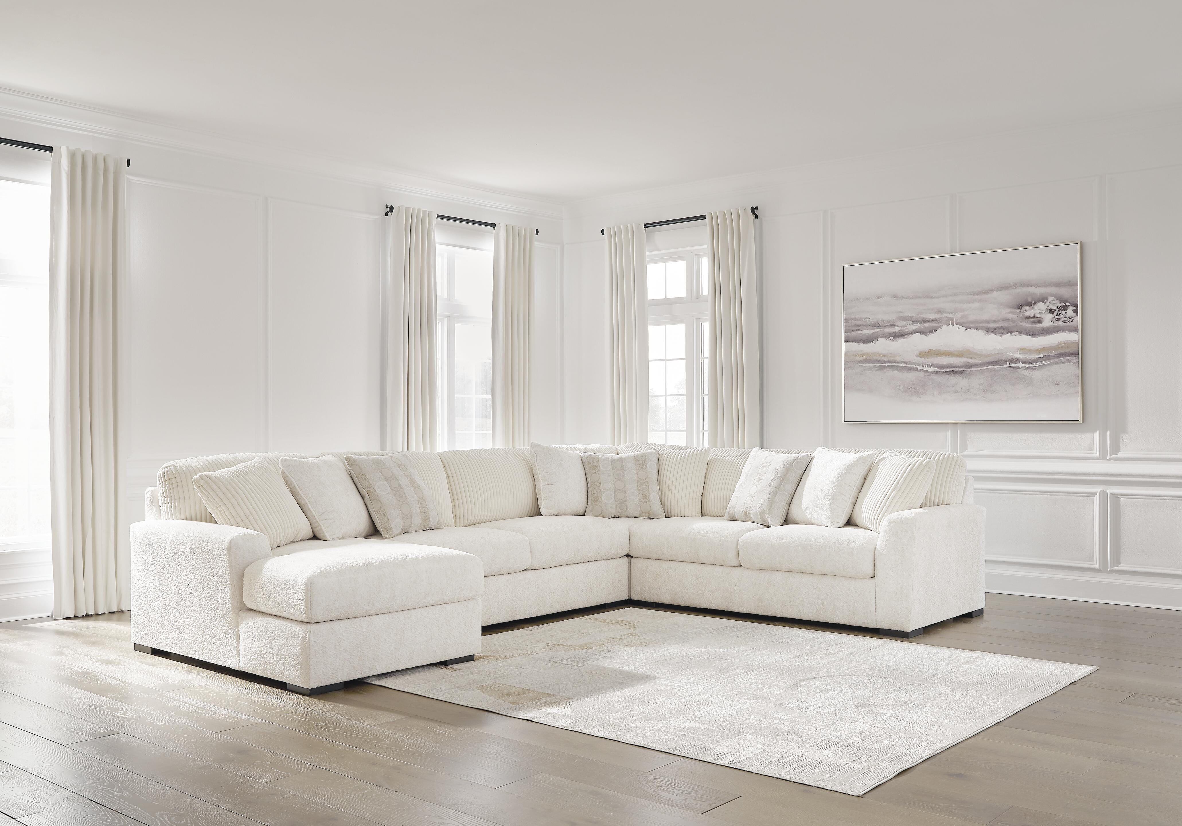 Click here for Chessington 4-Piece Sectional with Chaise  Ivory prices