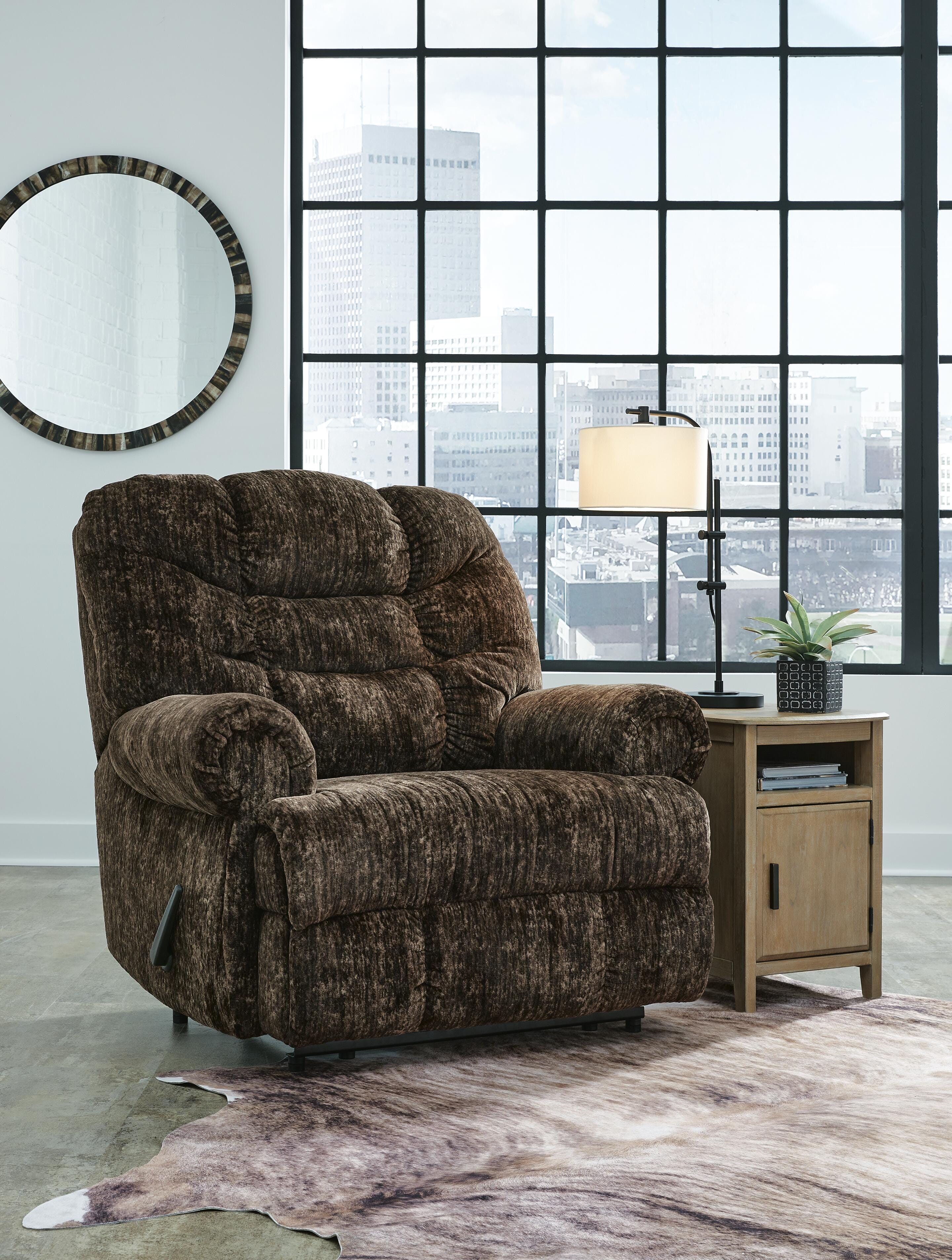 Click here for Movie Man Oversized Manual Recliner  Chocolate prices