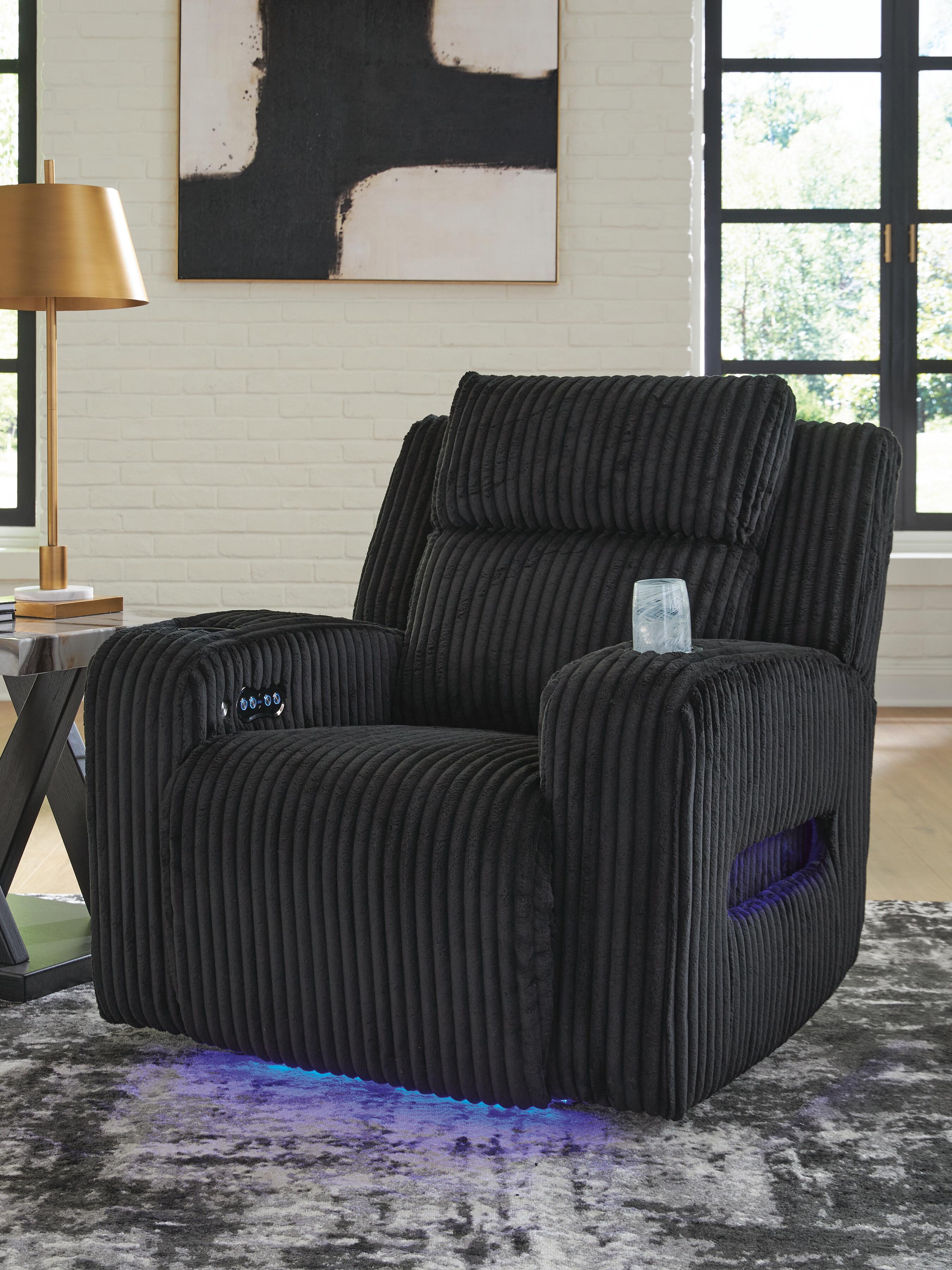 Click here for TwinBrooke Dual Power Recliner  Black prices