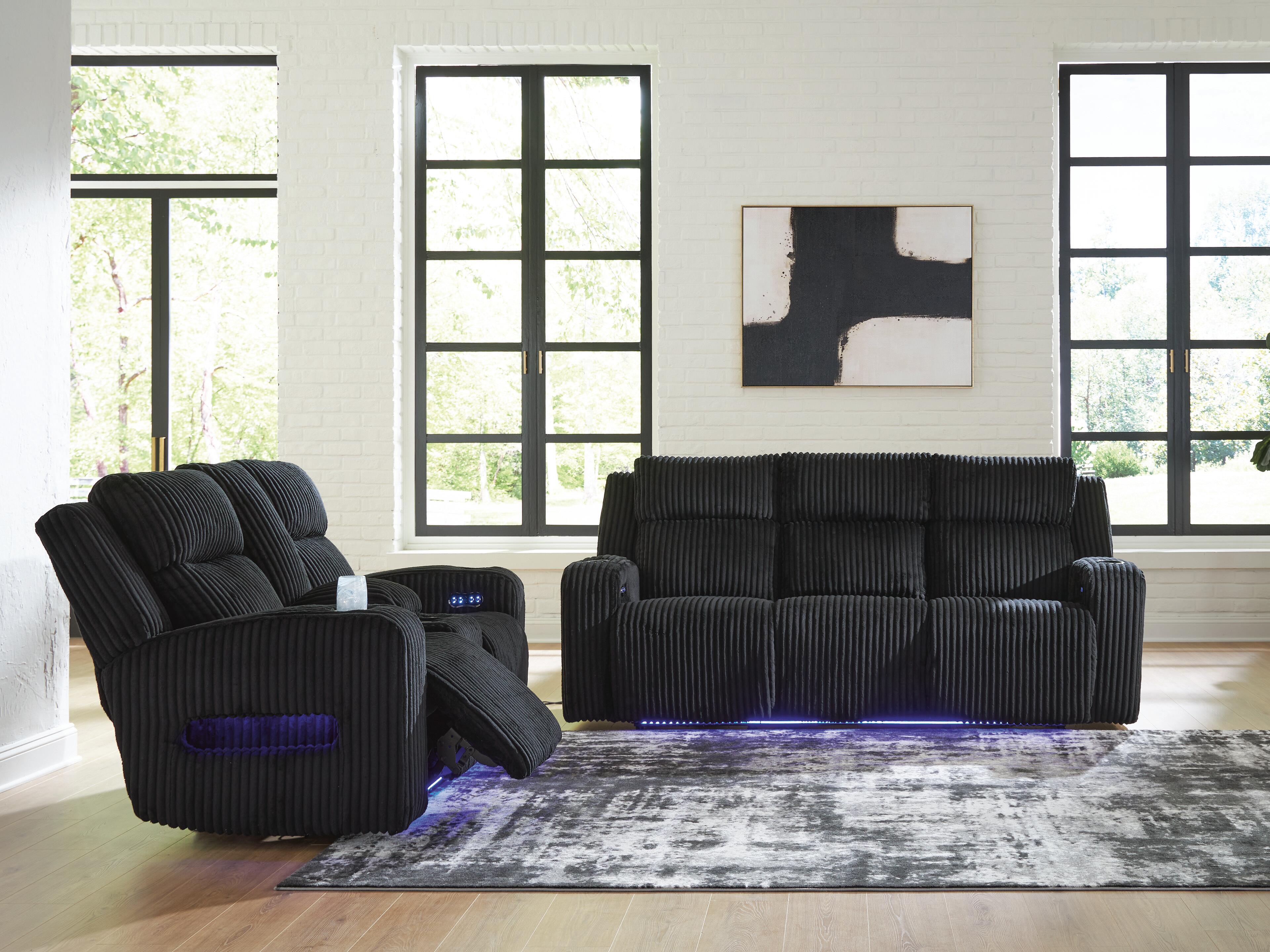 Click here for TwinBrooke Sofa and Loveseat  Black prices
