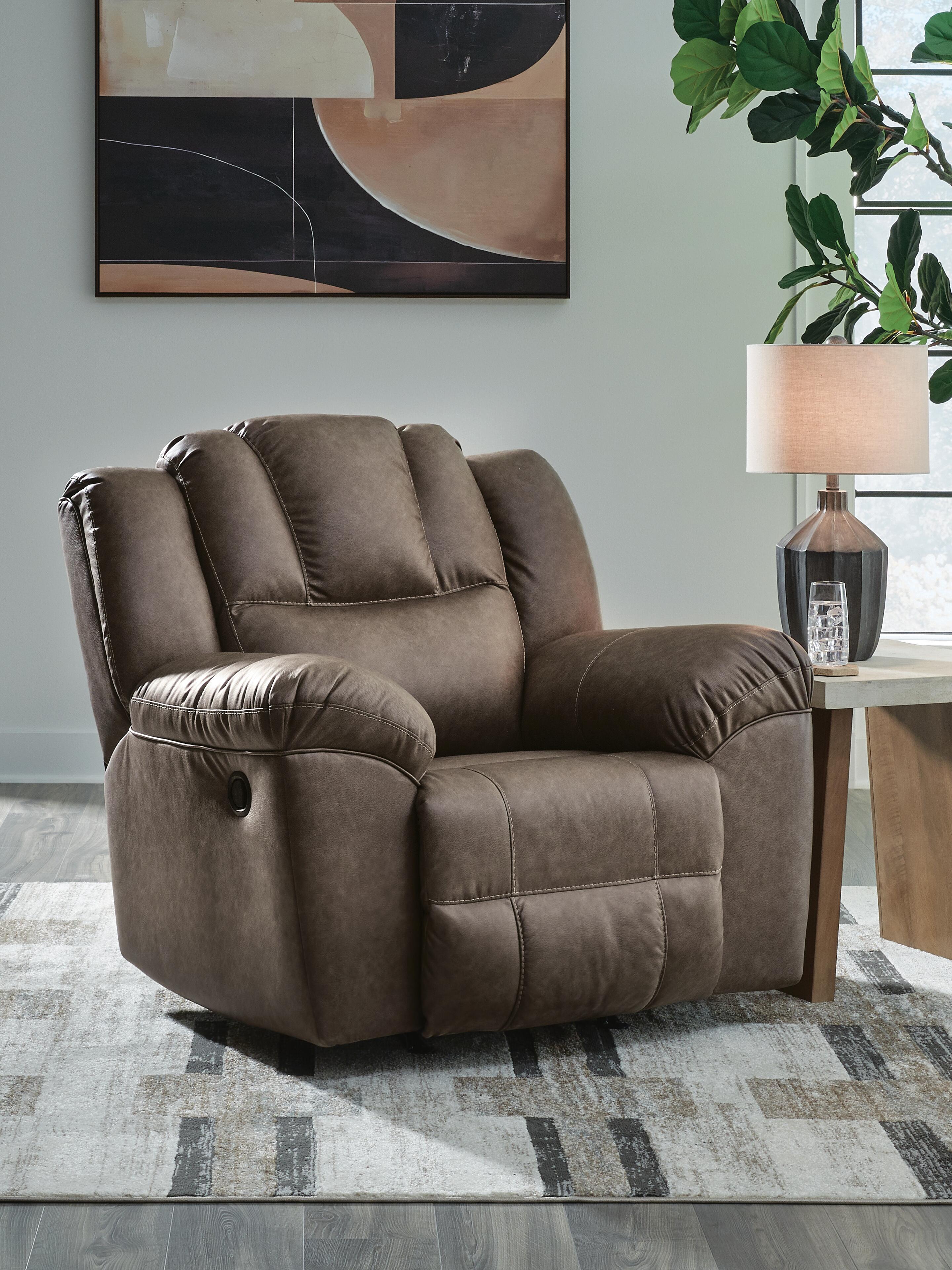 Click here for Knoxlee Manual Rocker Recliner  Driftwood prices