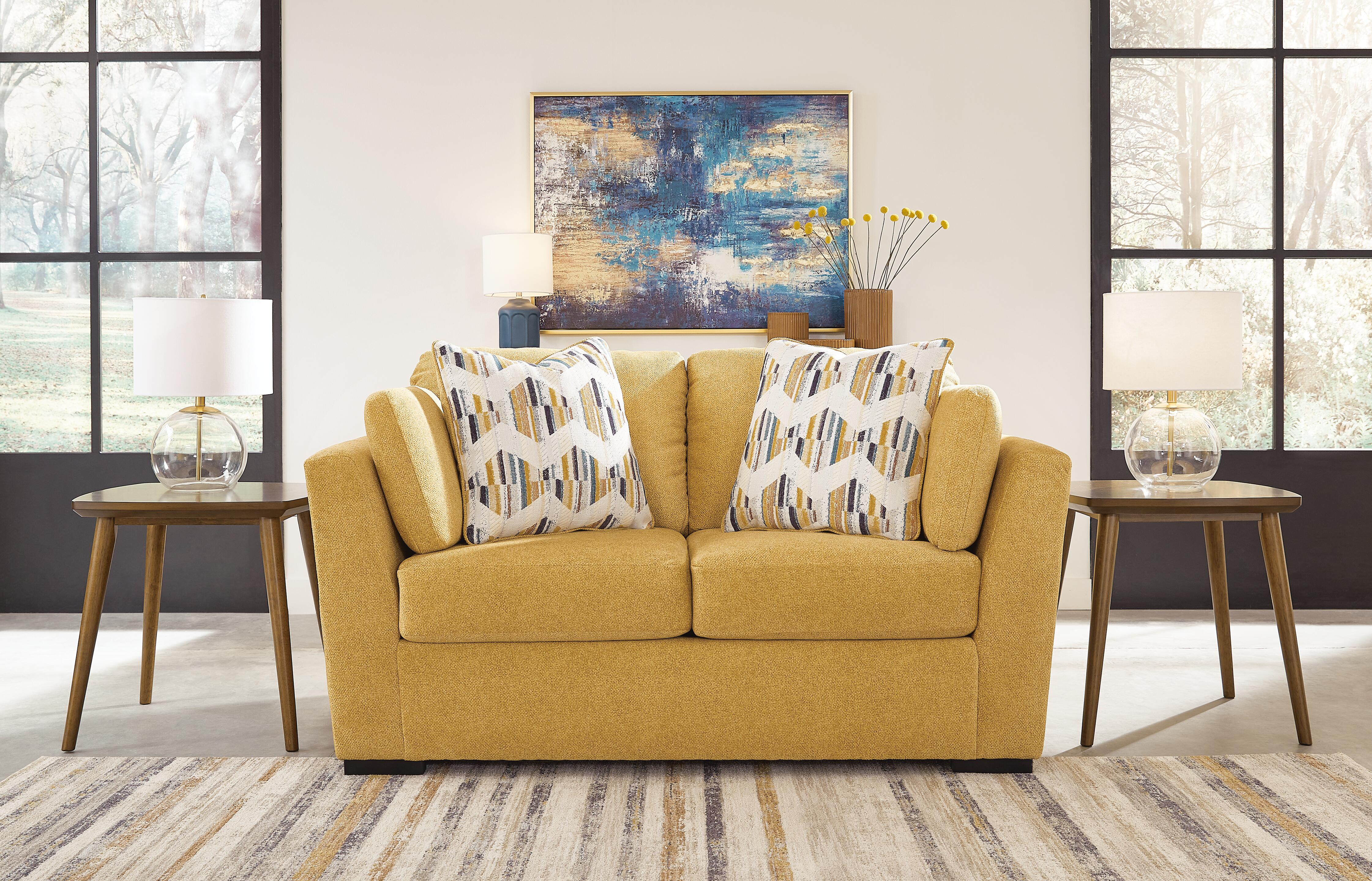 Click here for Keerwick Loveseat  Sunflower prices