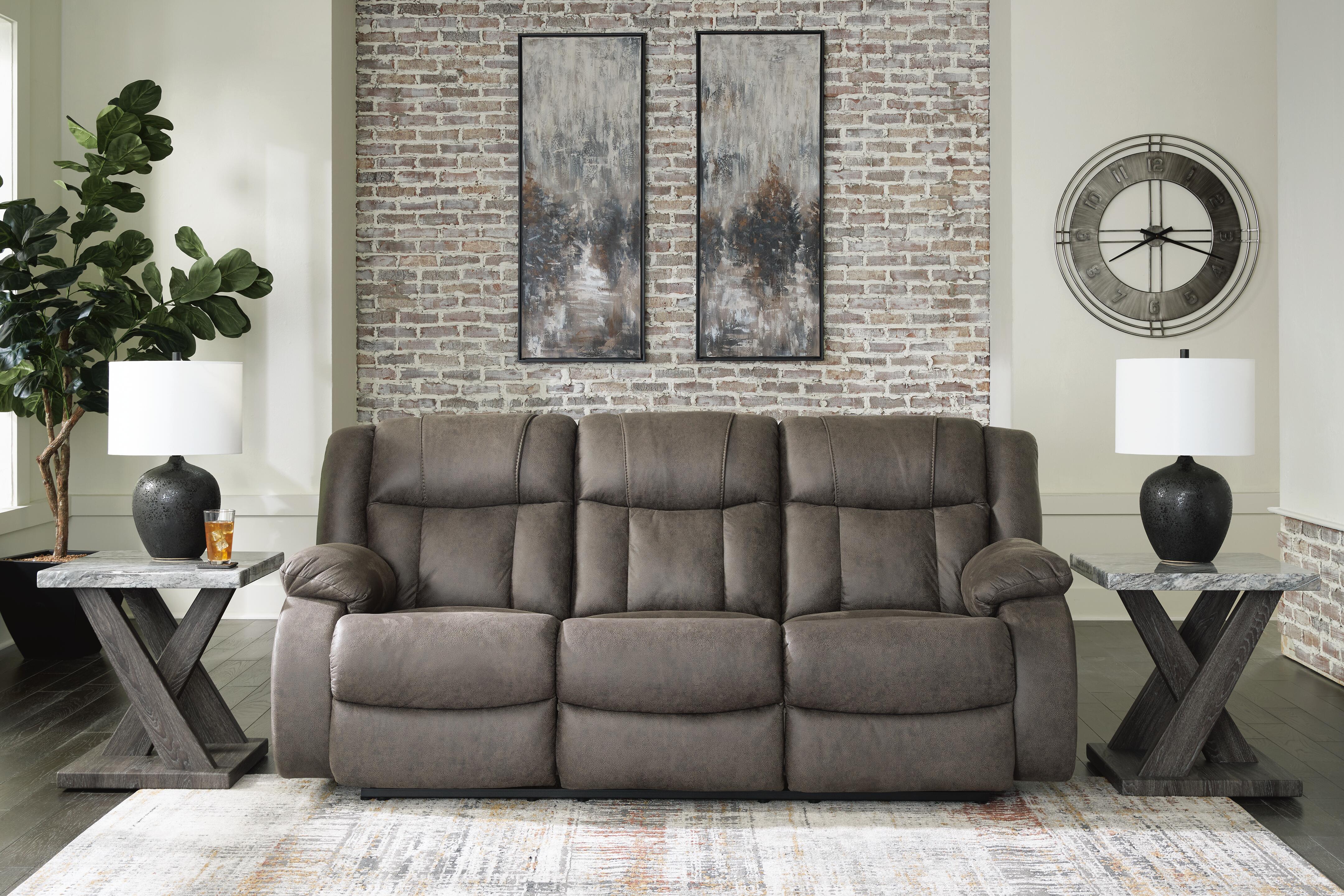 Click here for First Base Manual Reclining Sofa  Gunmetal prices