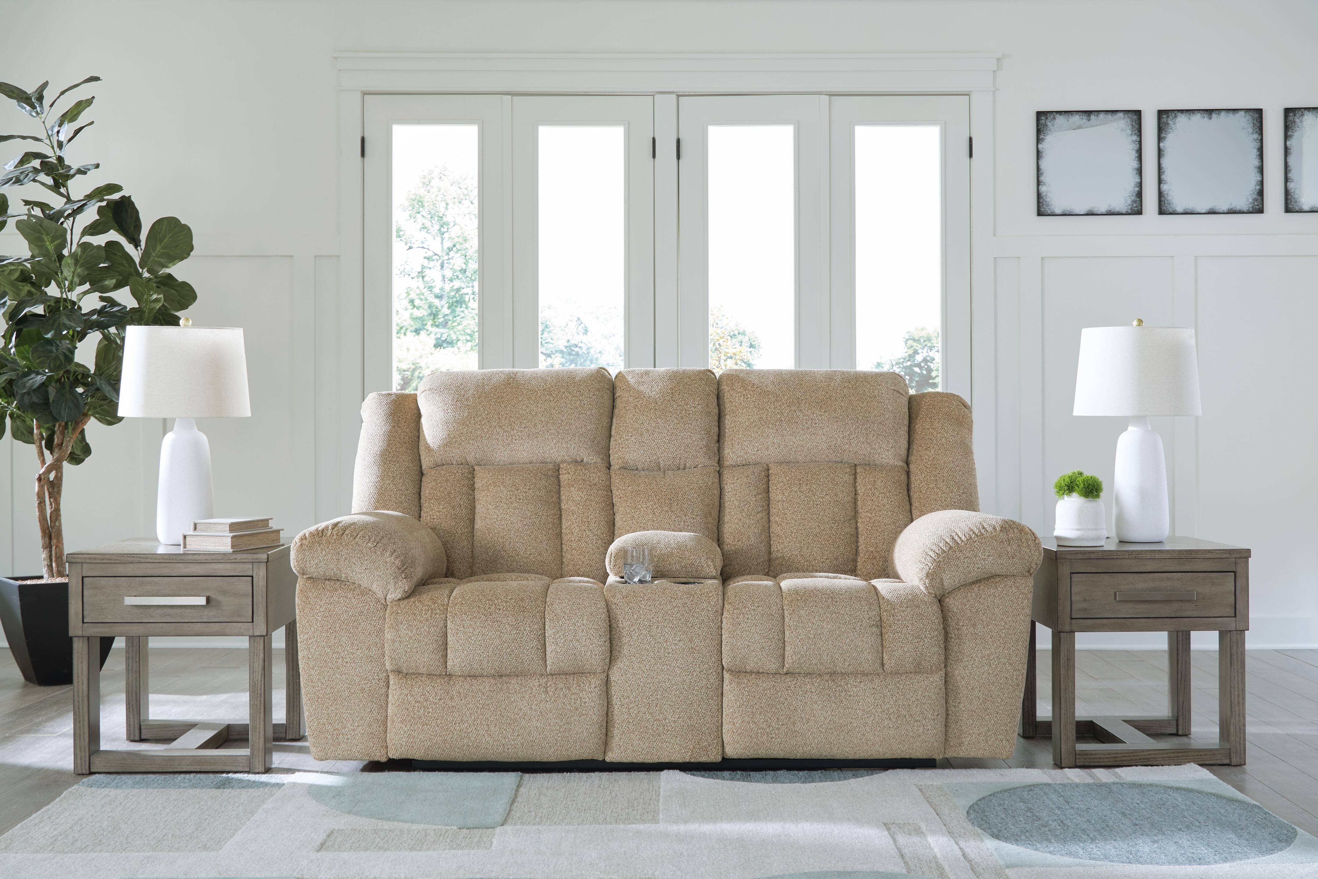 Click here for Tip-Off Dual Power Reclining Loveseat  Wheat prices