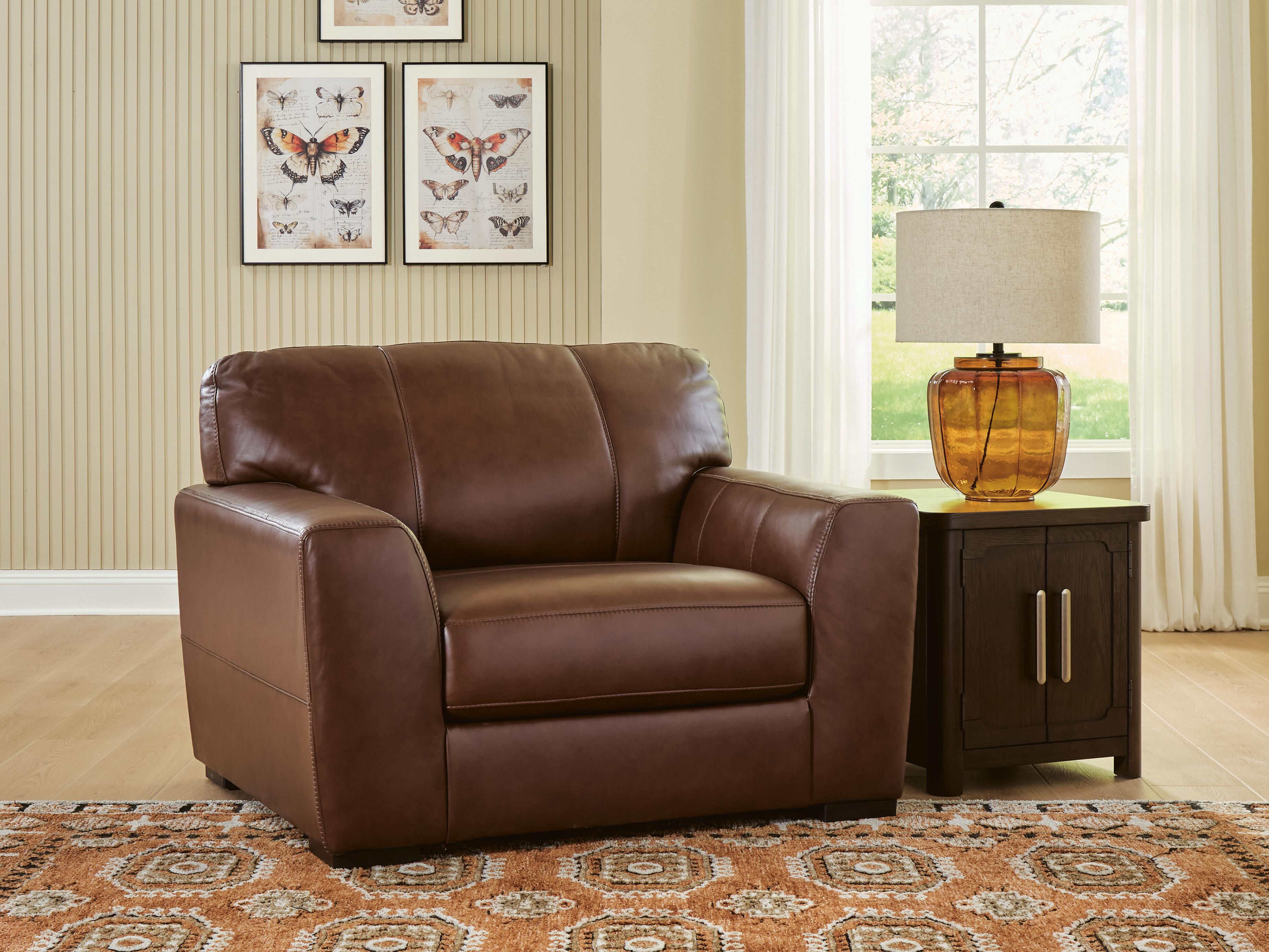 Click here for Mossano Oversized Leather Chair Leather  Canyon prices