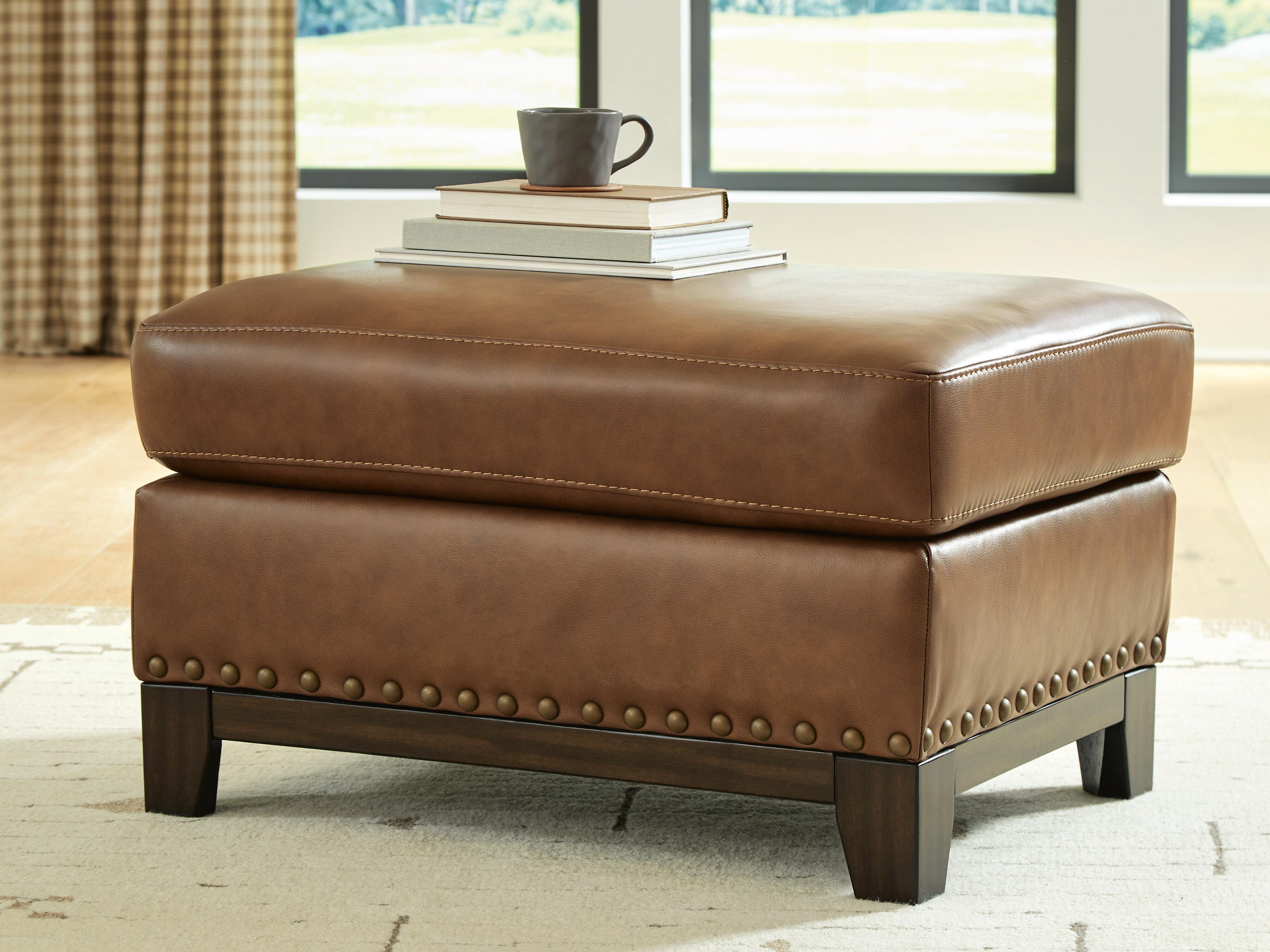 Click here for Gambellara Leather Ottoman Leather  Amber prices