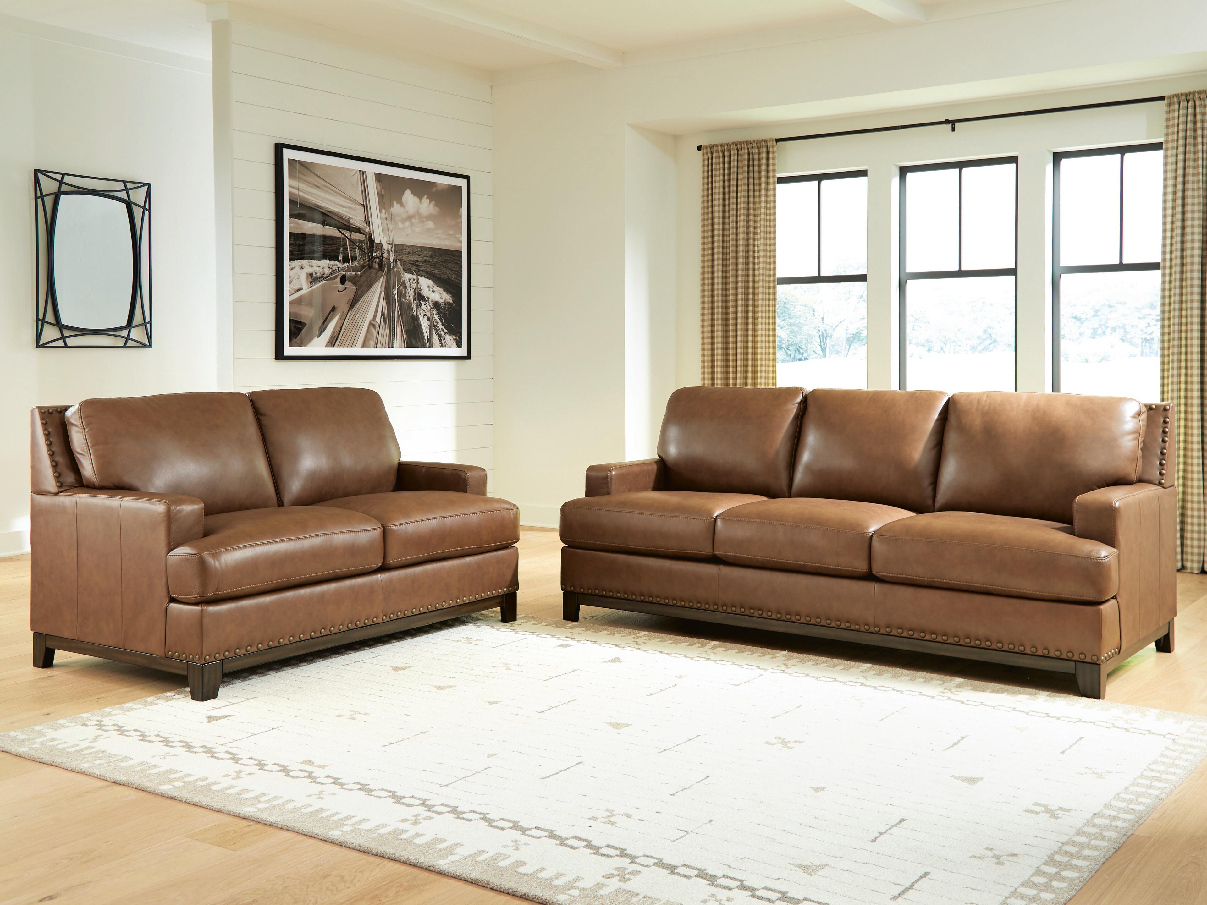 Click here for Gambellara Sofa and Loveseat  Amber prices