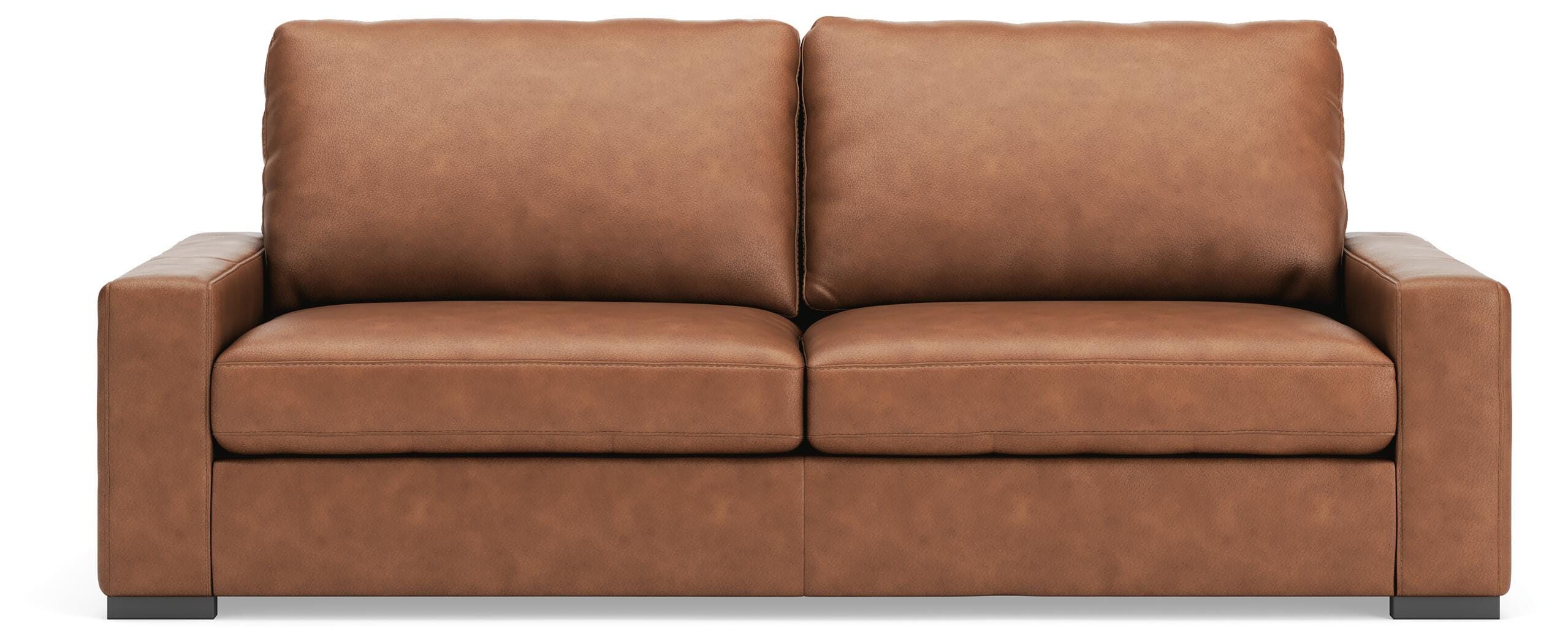 Click here for Ashley Luxe Calden Leather Sofa Leather  Caramel prices