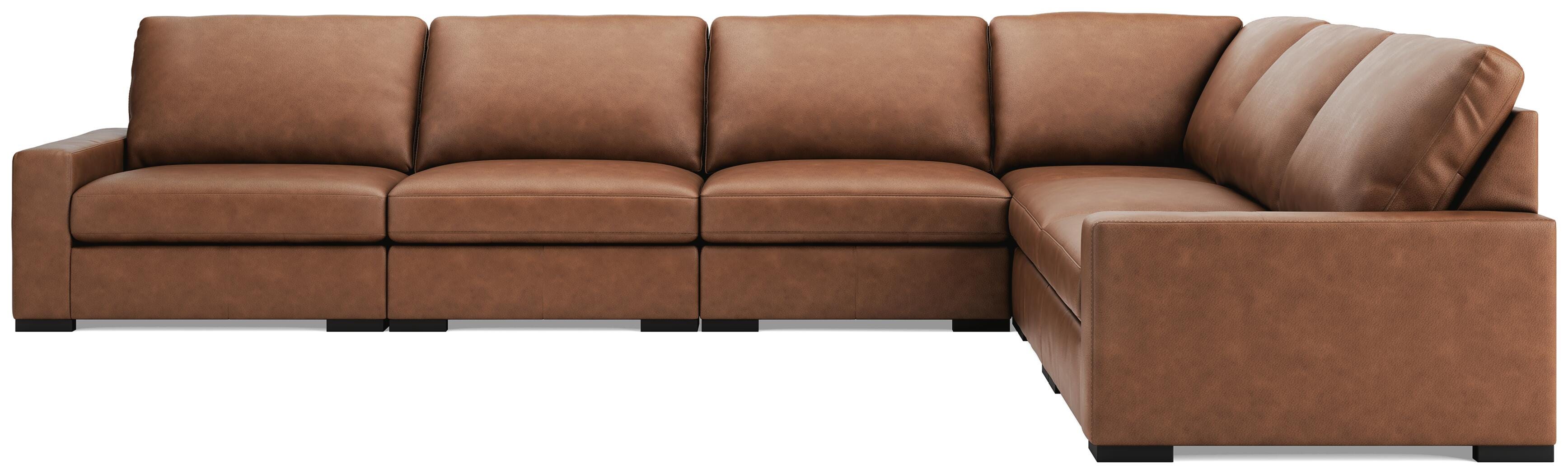 Click here for Ashley Luxe Calden Leather 6-Piece Modular L-Shape... prices