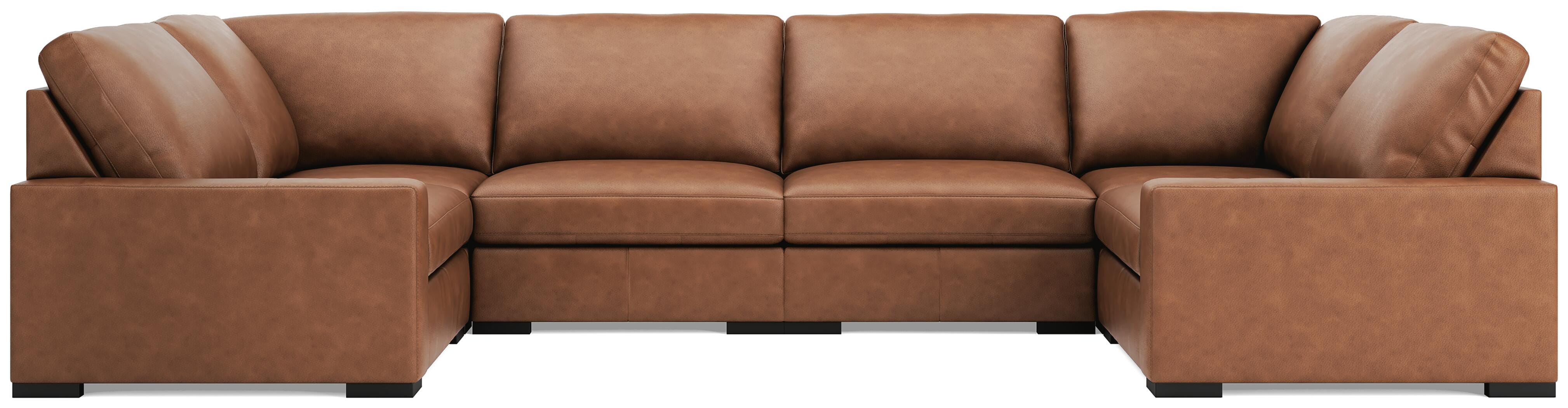 Click here for Ashley Luxe Calden Leather 6-Piece Modular U-Shape... prices