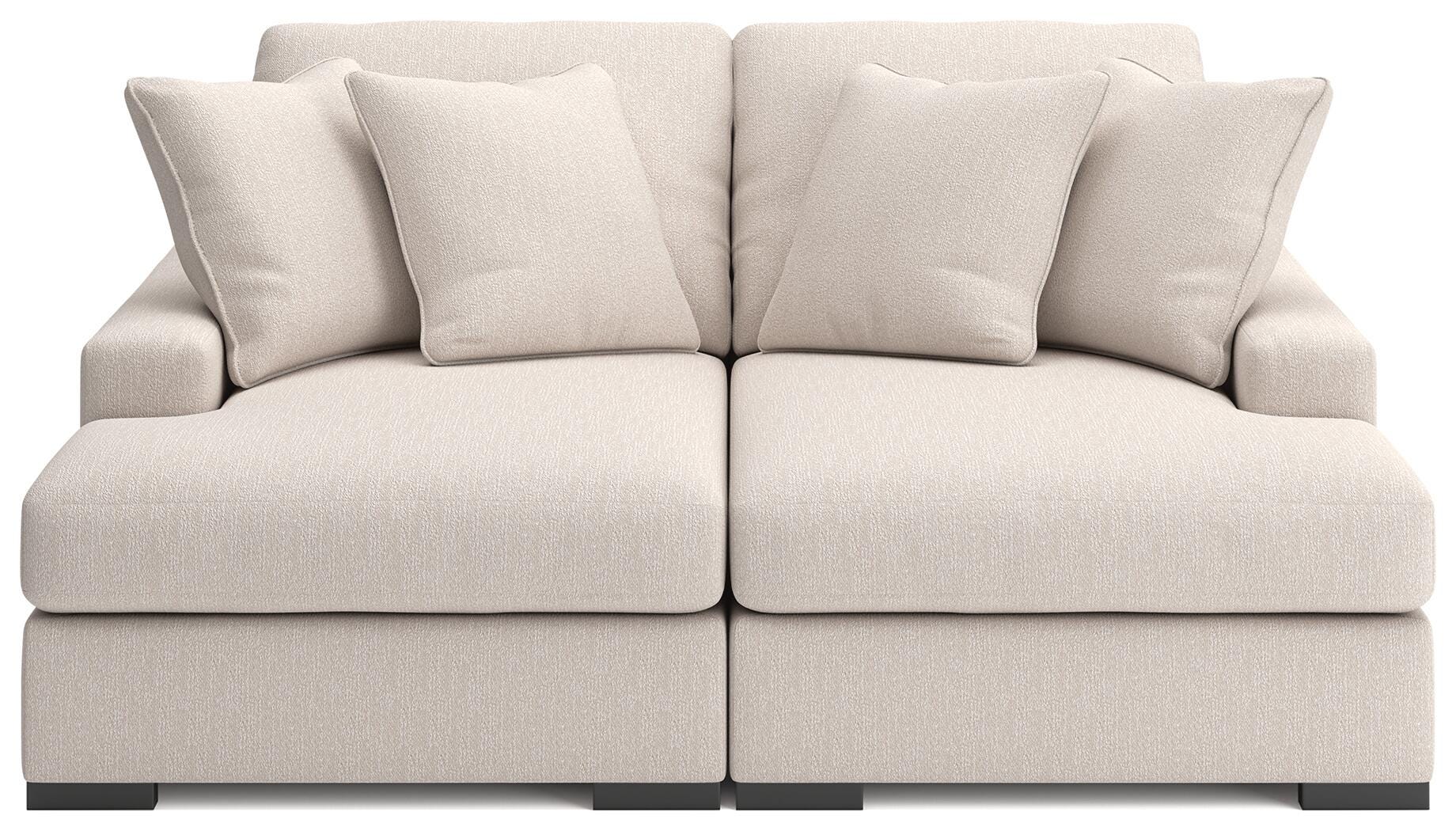 Click here for Ashley Luxe Calden Boucle Super Chaise  Oyster prices