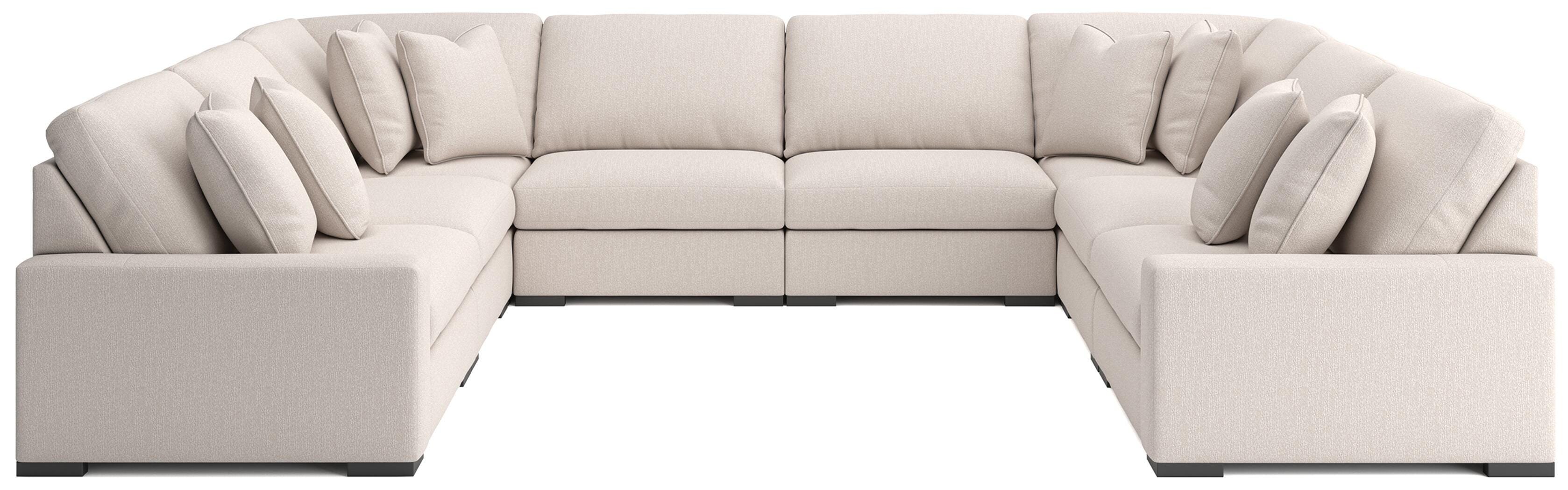 Click here for Ashley Luxe Calden Boucle 8-Piece Modular U-Shaped... prices