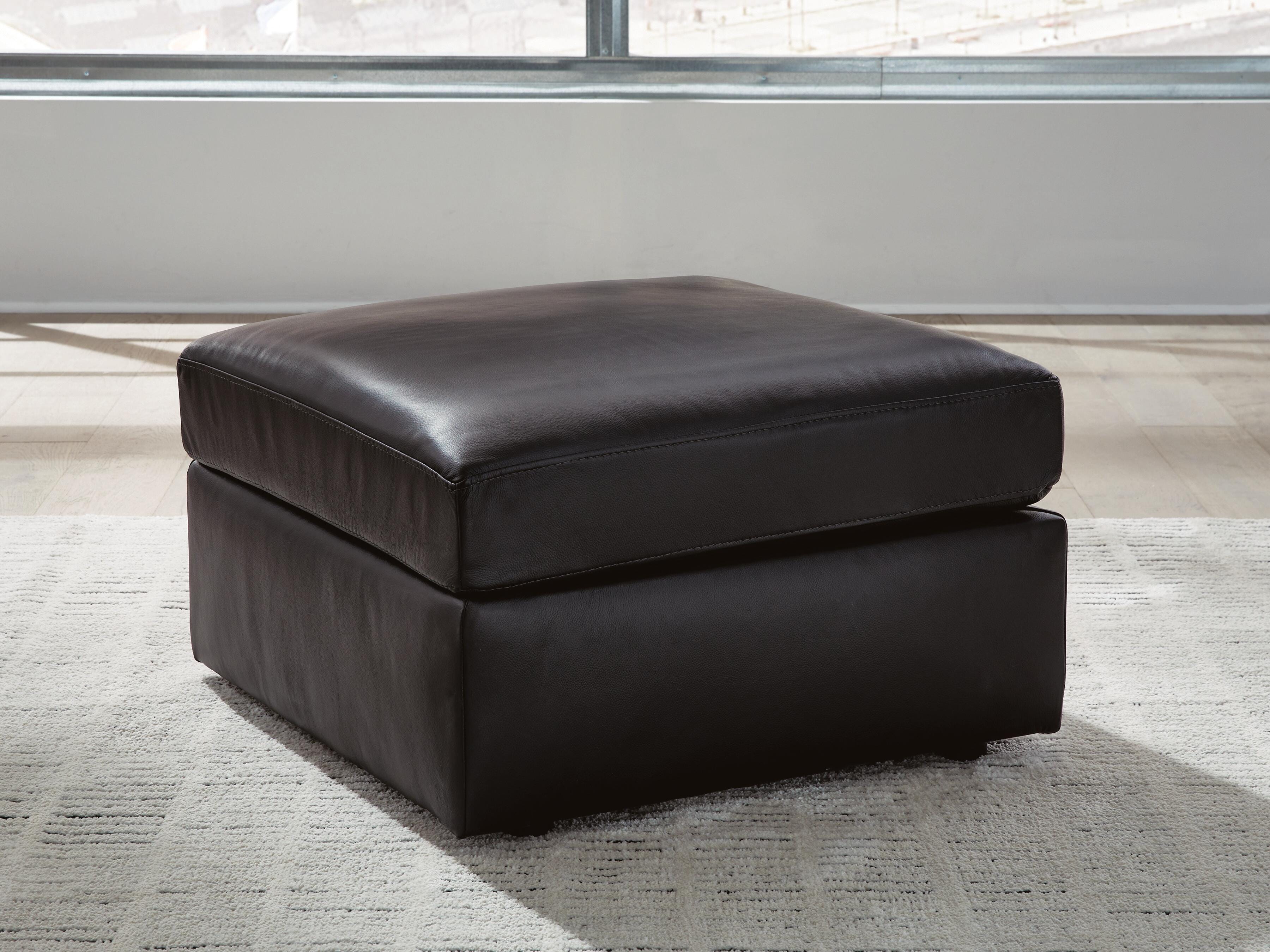 Click here for ModMax II Oversized Leather Accent Ottoman Leather... prices