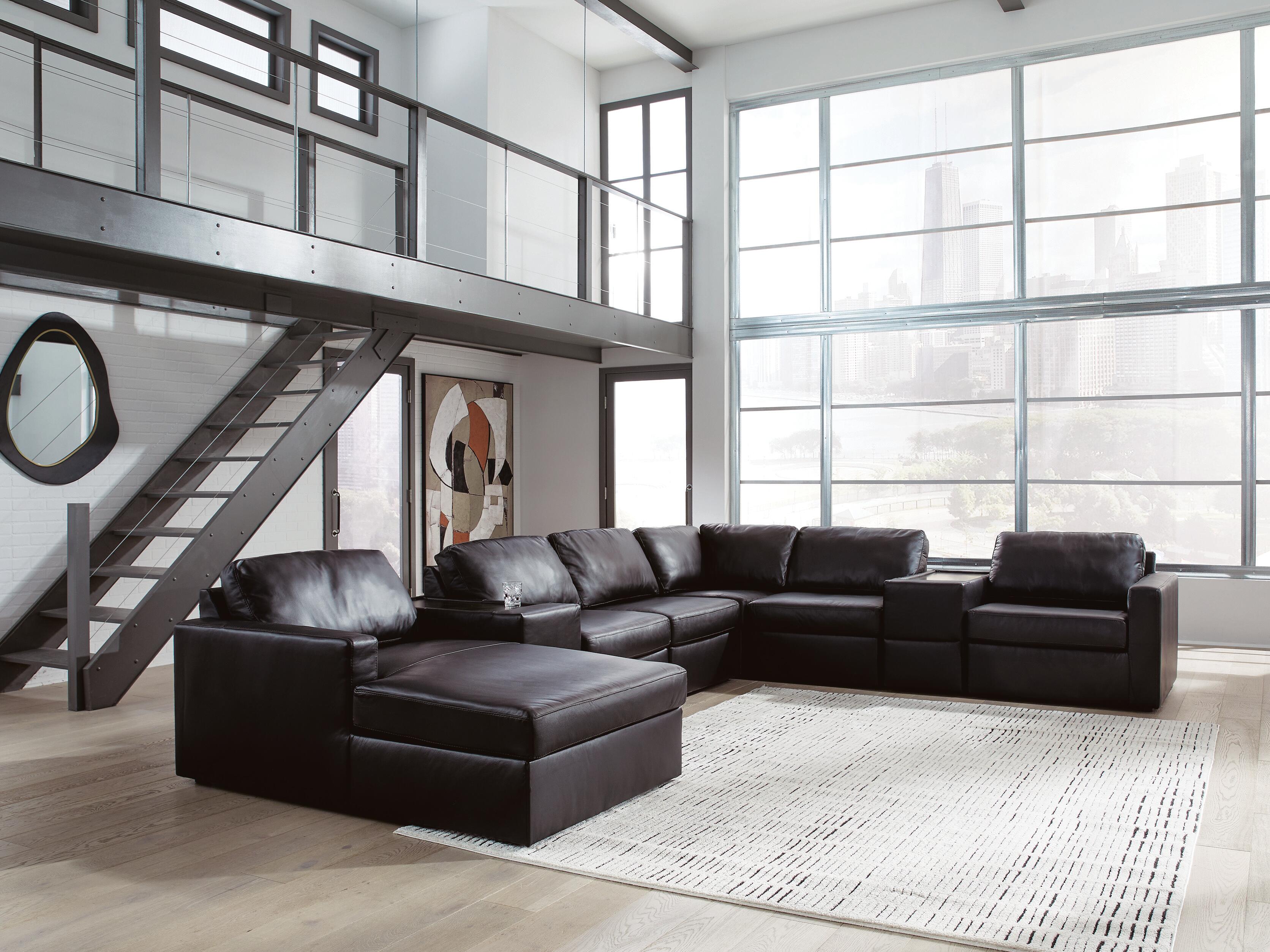 Click here for ModMax II 8-Piece Leather Modular Sectional with C... prices