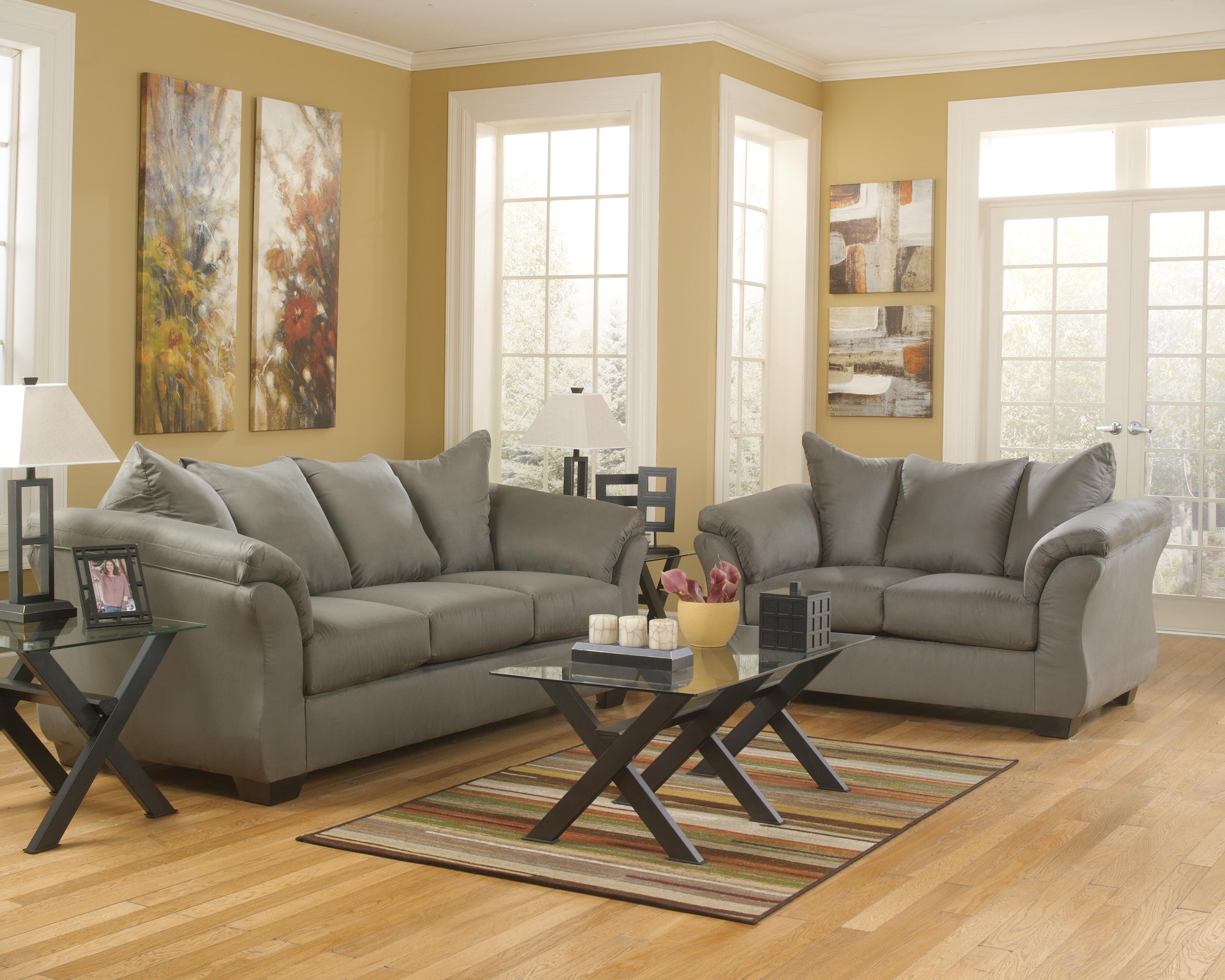 Click here for Darcy Sofa and Loveseat  Cobblestone prices