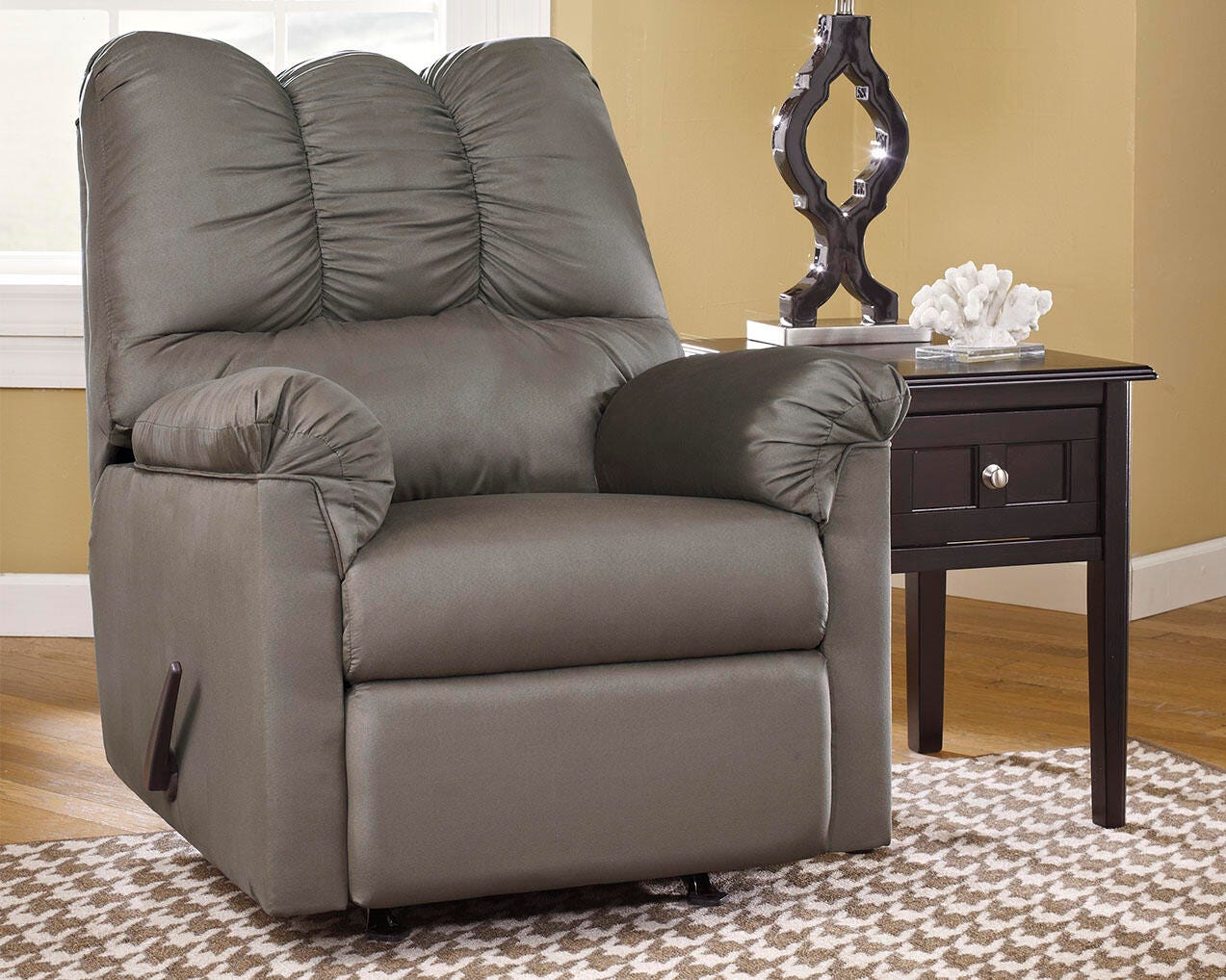Click here for Darcy Manual Recliner  Cobblestone prices