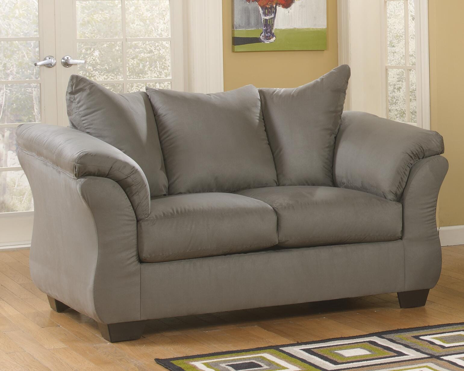 Click here for Darcy Loveseat  Cobblestone prices