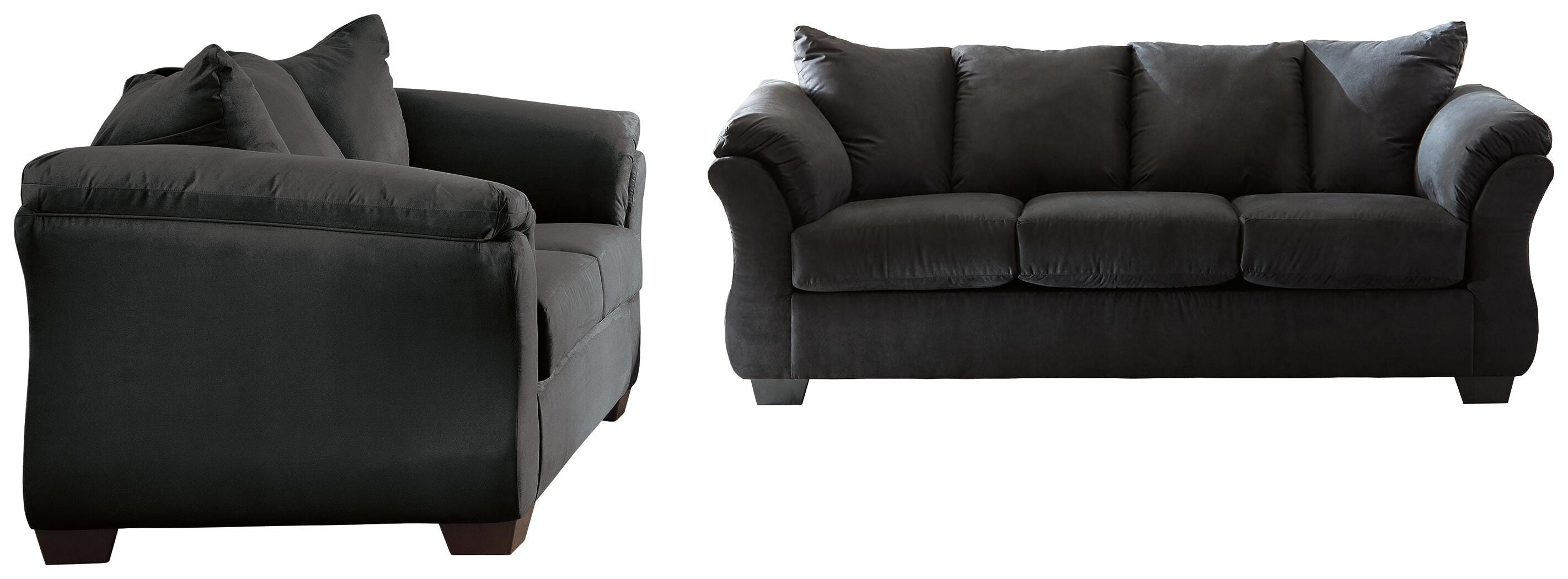 Click here for Darcy Sofa and Loveseat  Black prices