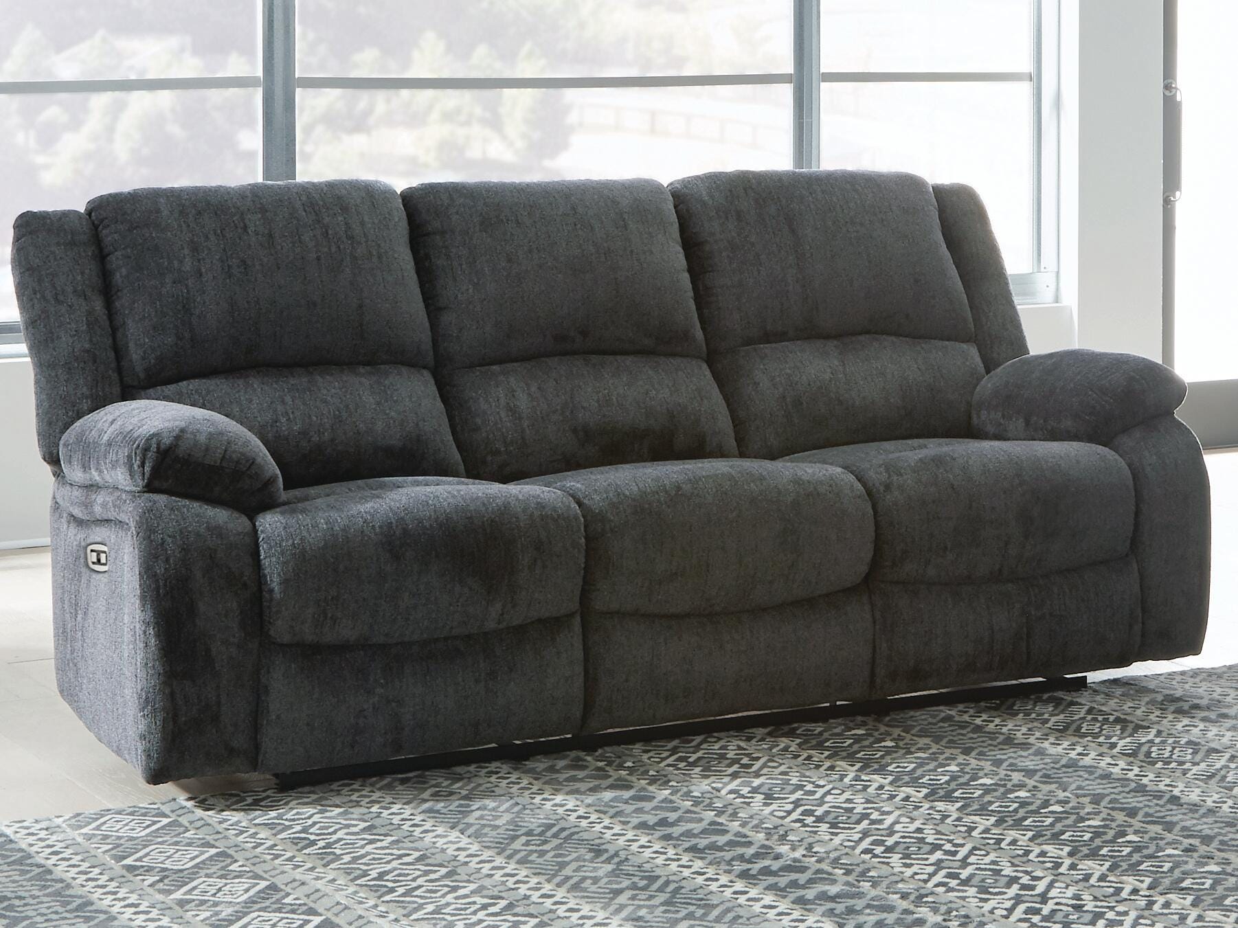 Click here for Draycoll Power Reclining Sofa  Slate prices