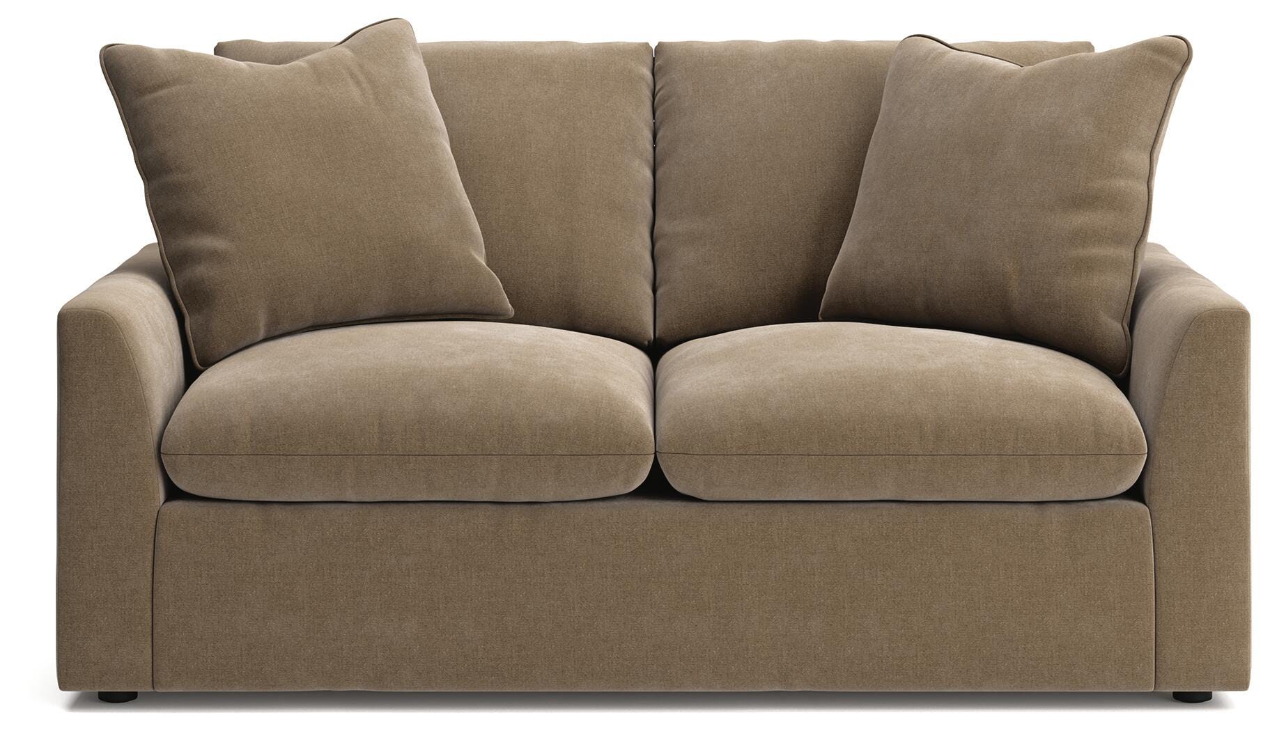 Click here for Ashley Luxe Whitehaven Velvet Loveseat  Sable prices