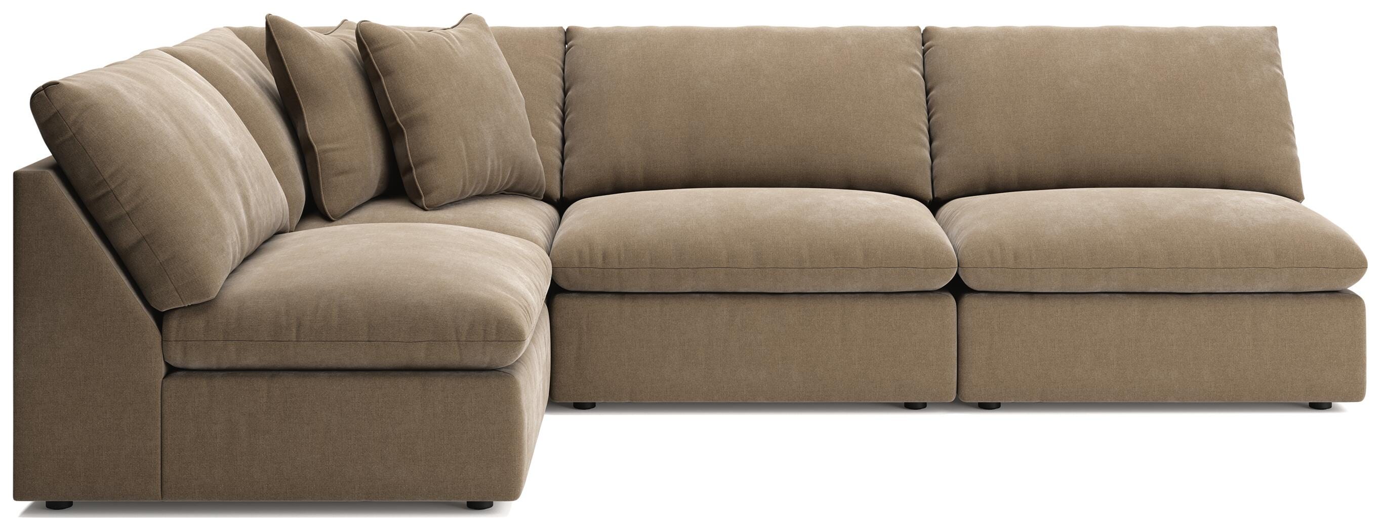 Click here for Ashley Luxe Whitehaven Velvet 4-Piece Modular L-Sh... prices