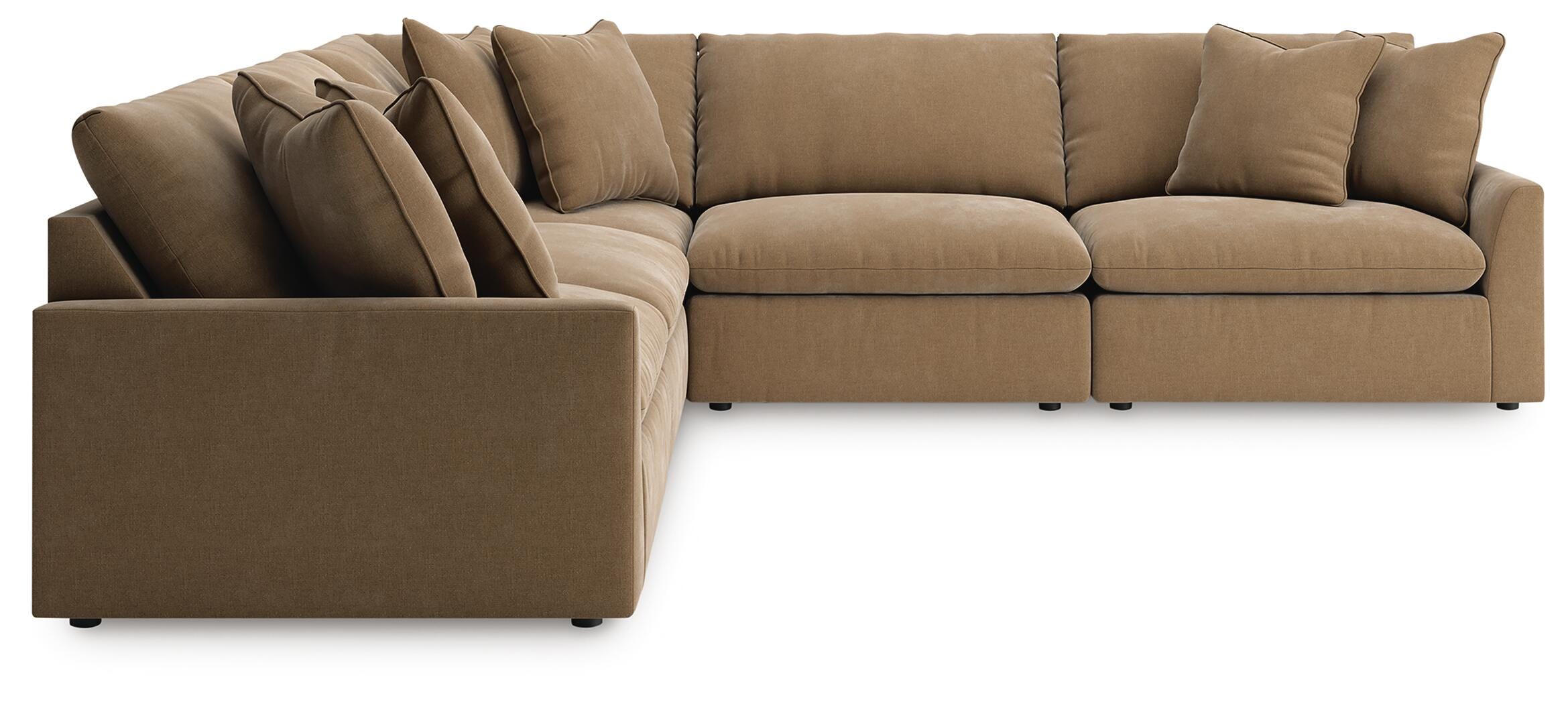 Click here for Ashley Luxe Whitehaven Velvet 5-Piece Modular L-Sh... prices