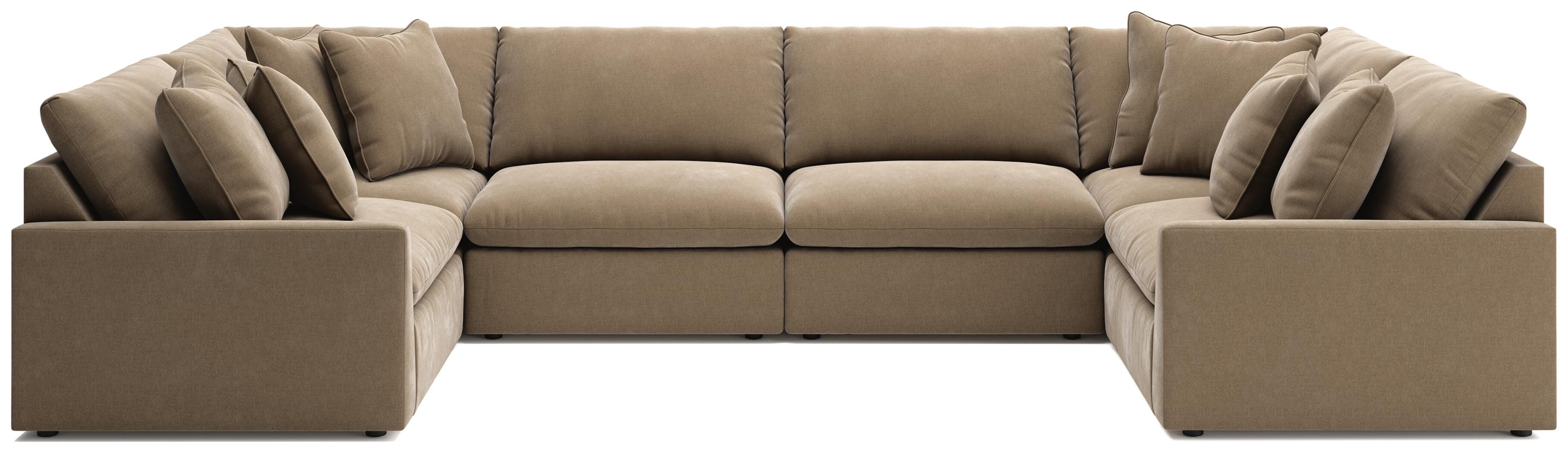 Click here for Ashley Luxe Whitehaven Velvet 6-Piece Modular U-Sh... prices