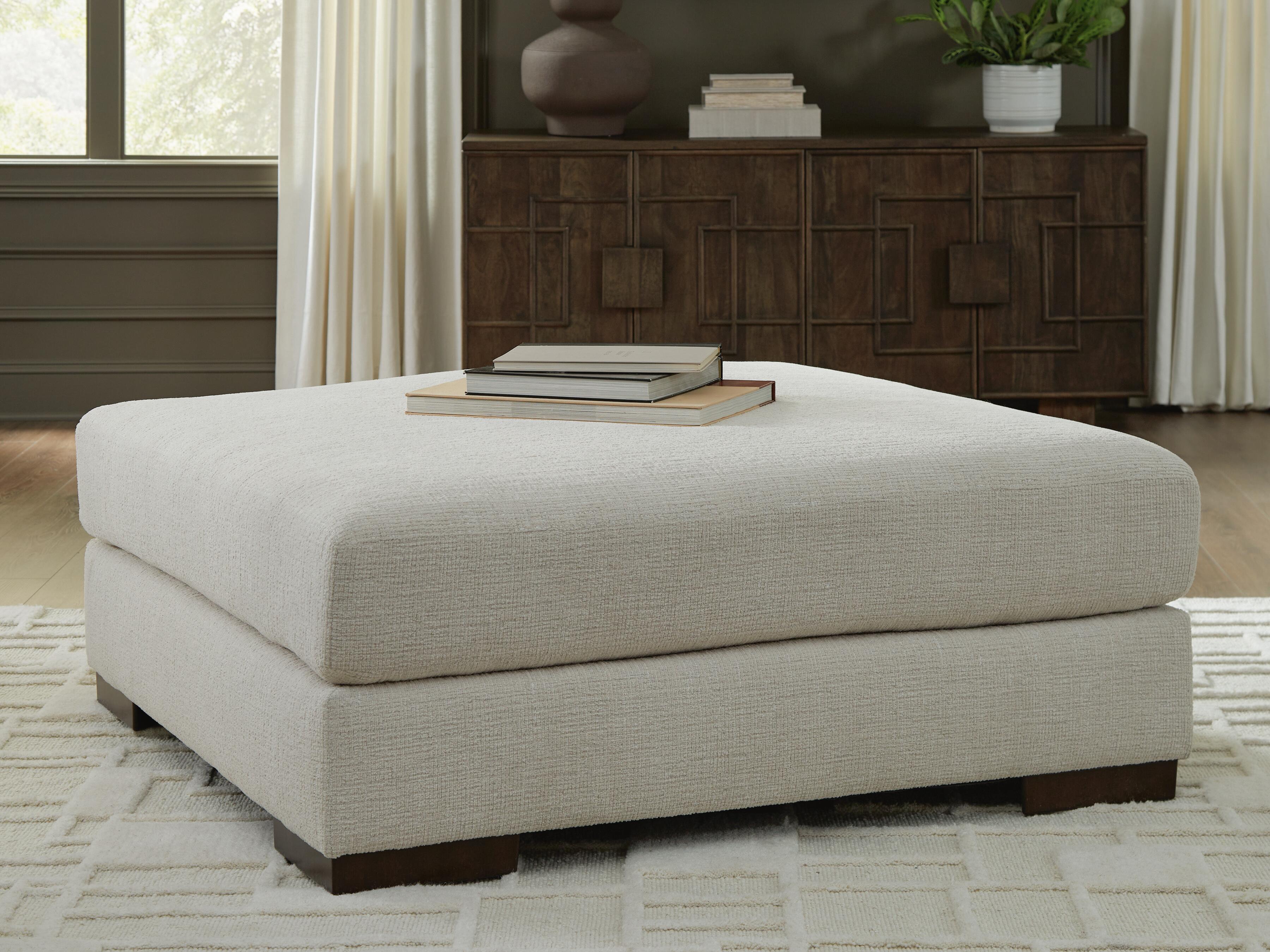 Click here for Barrelton Oversized Accent Ottoman  Barley prices