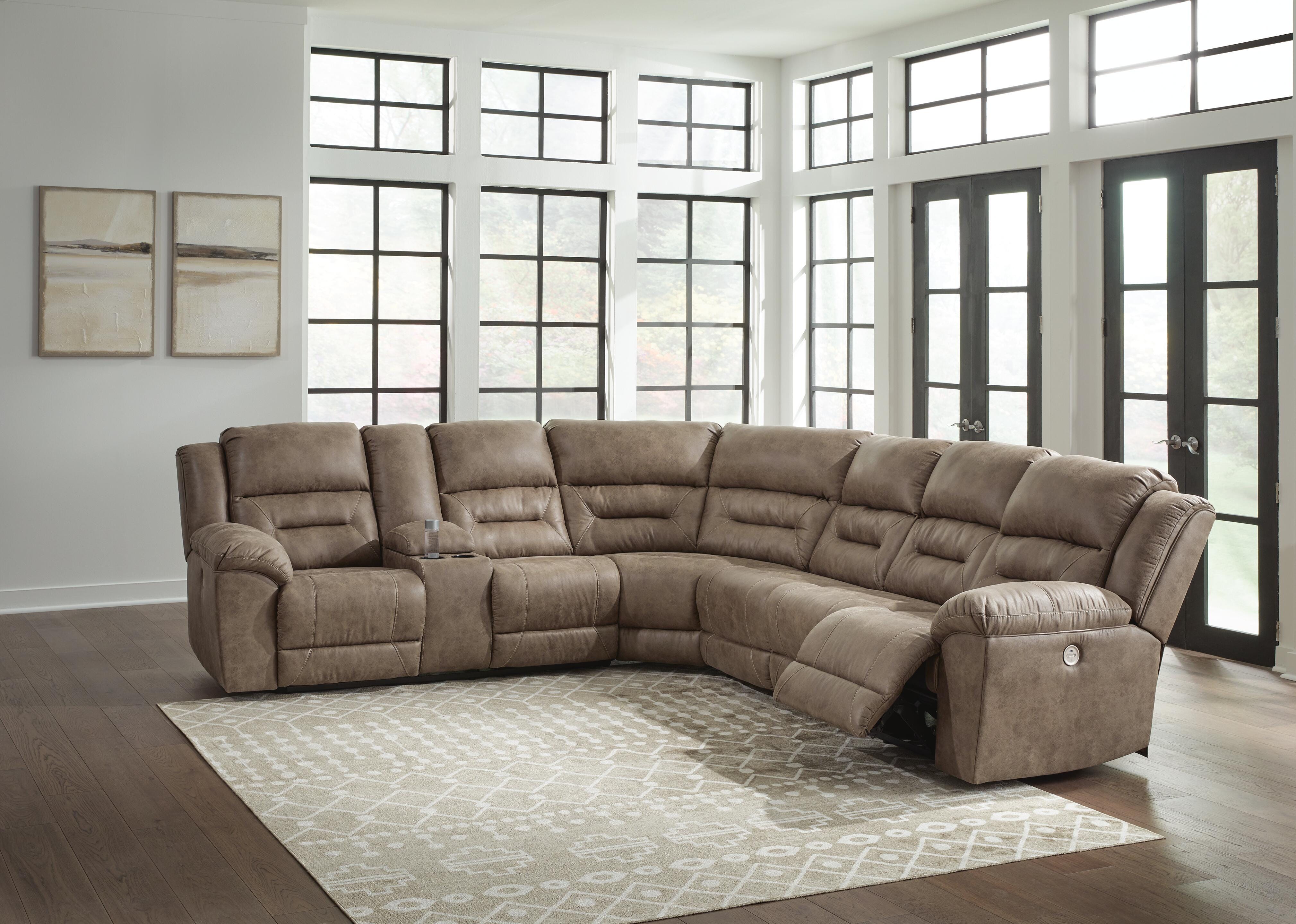 Click here for Ravenel 4-Piece Power Reclining Sectional  Fossil prices