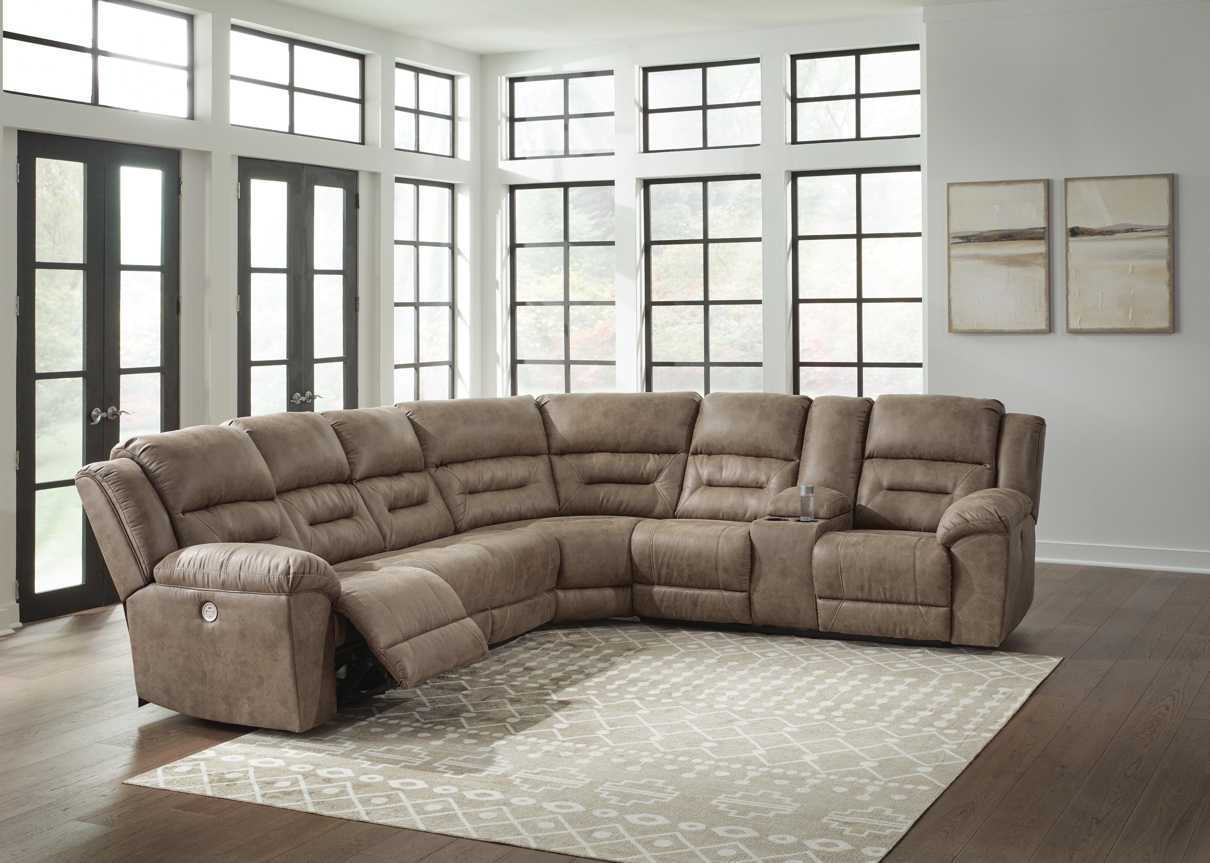 Click here for Ravenel 4-Piece Power Reclining Sectional  Fossil prices