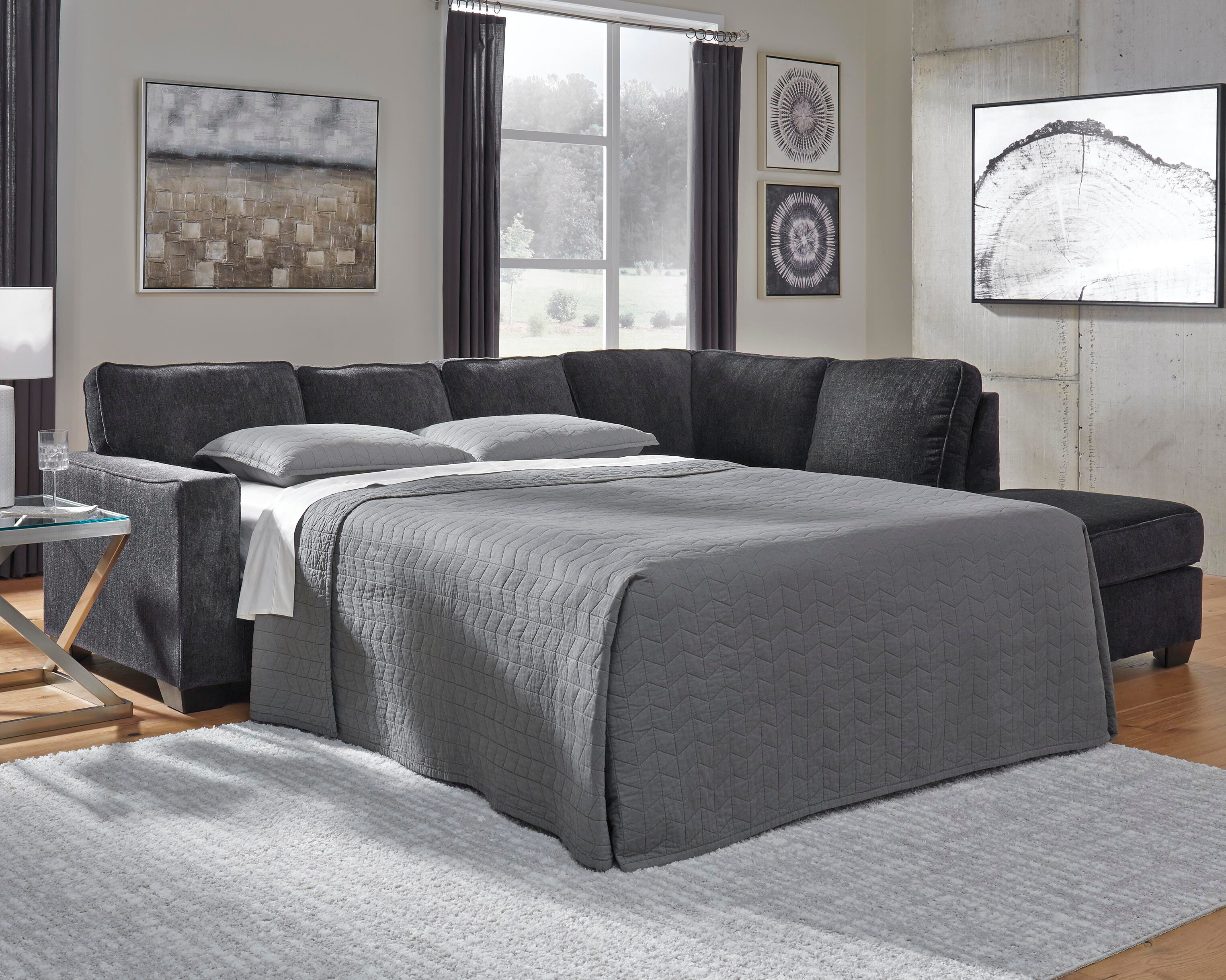 Click here for Altari 2-Piece Sleeper Sectional with Chaise  Slat... prices