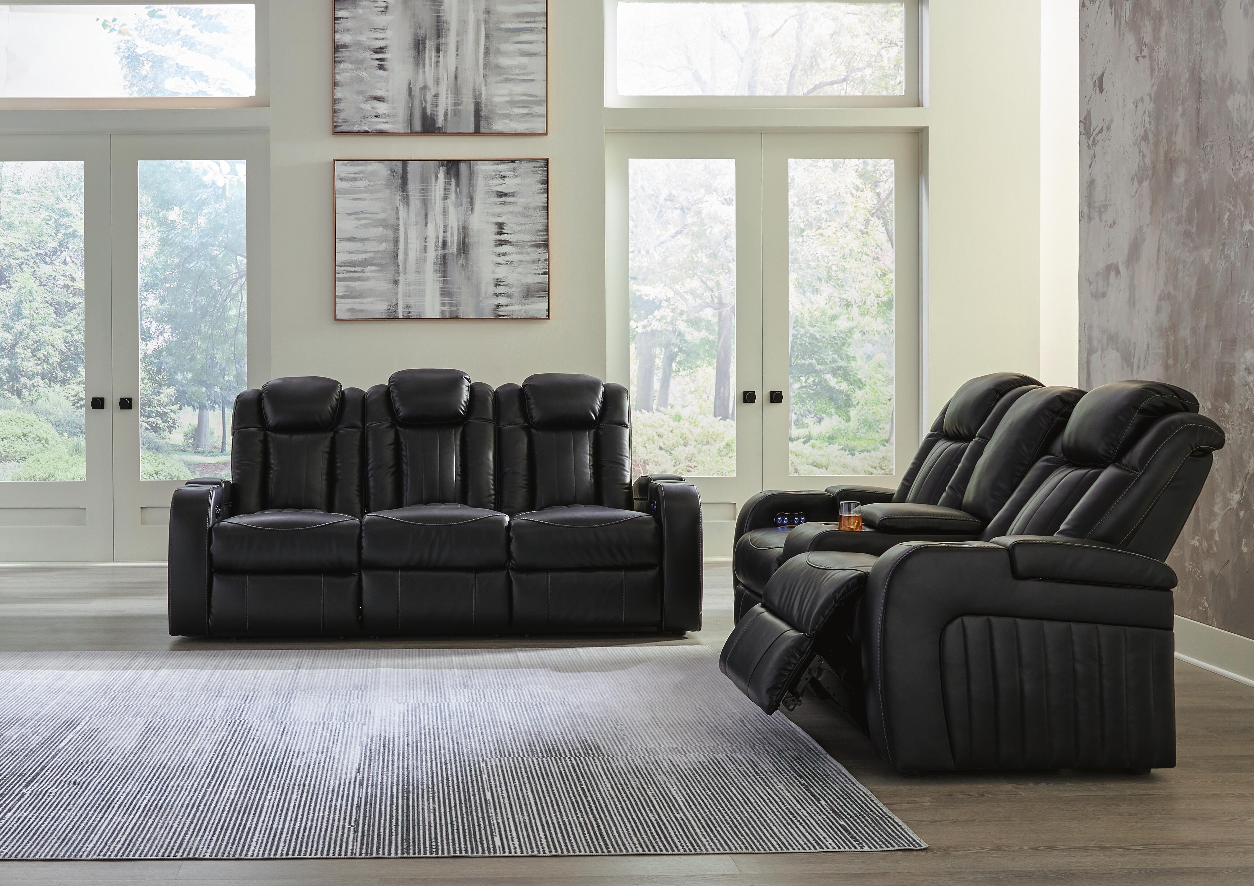 Click here for Caveman Den Sofa and Loveseat  Midnight prices