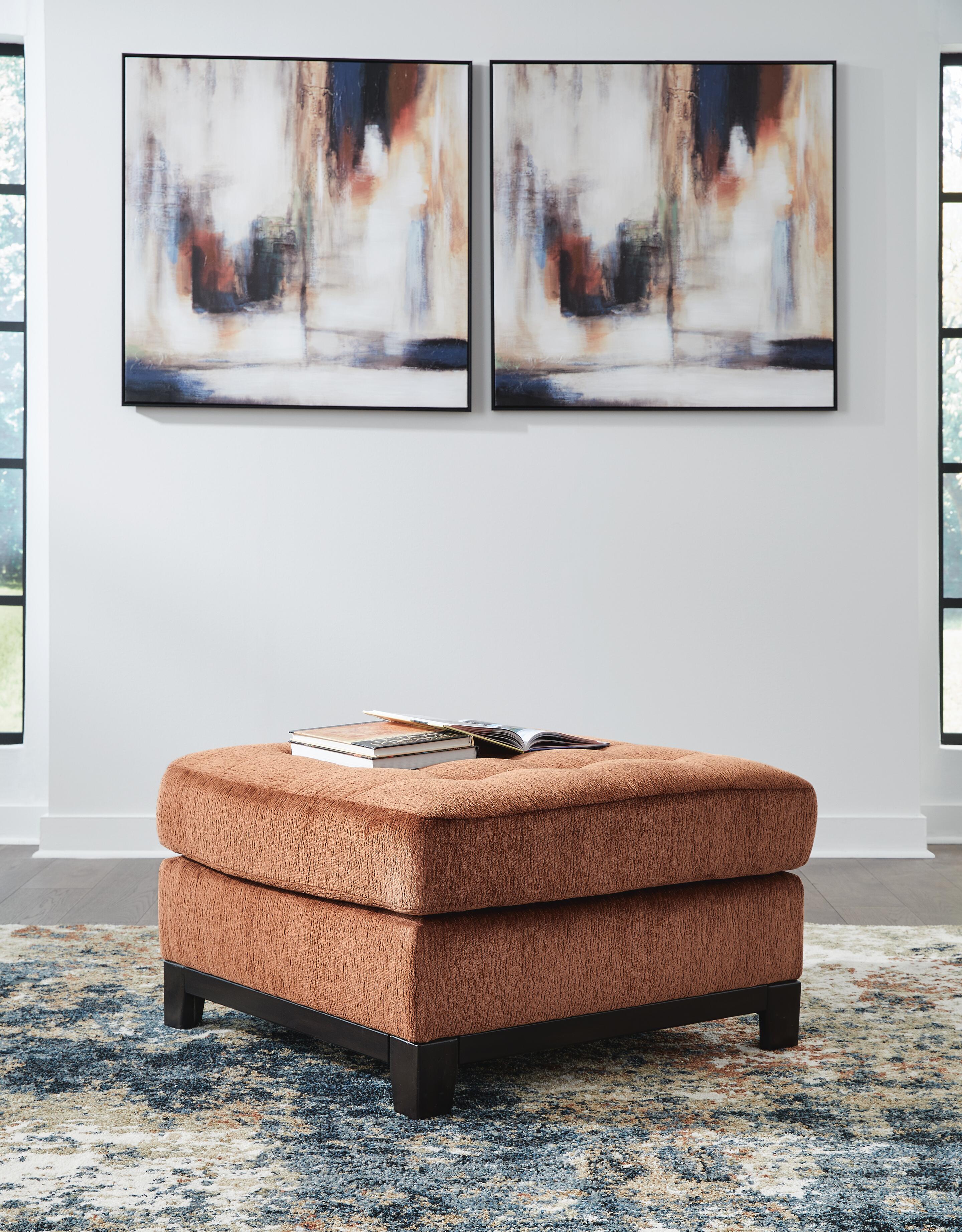 Click here for Laylabrook Oversized Accent Ottoman  Spice prices