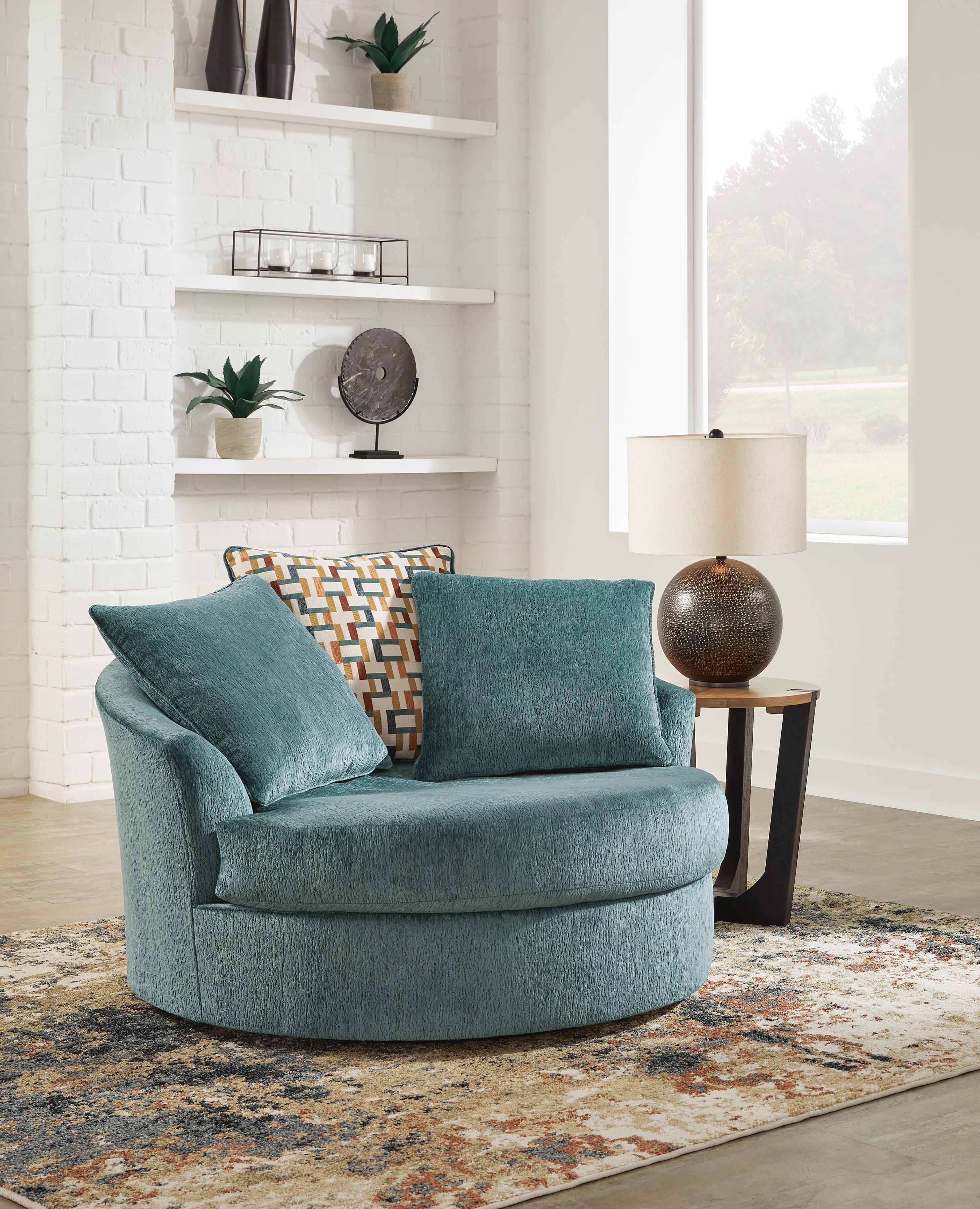 Click here for Laylabrook Oversized Swivel Accent Chair  Teal prices