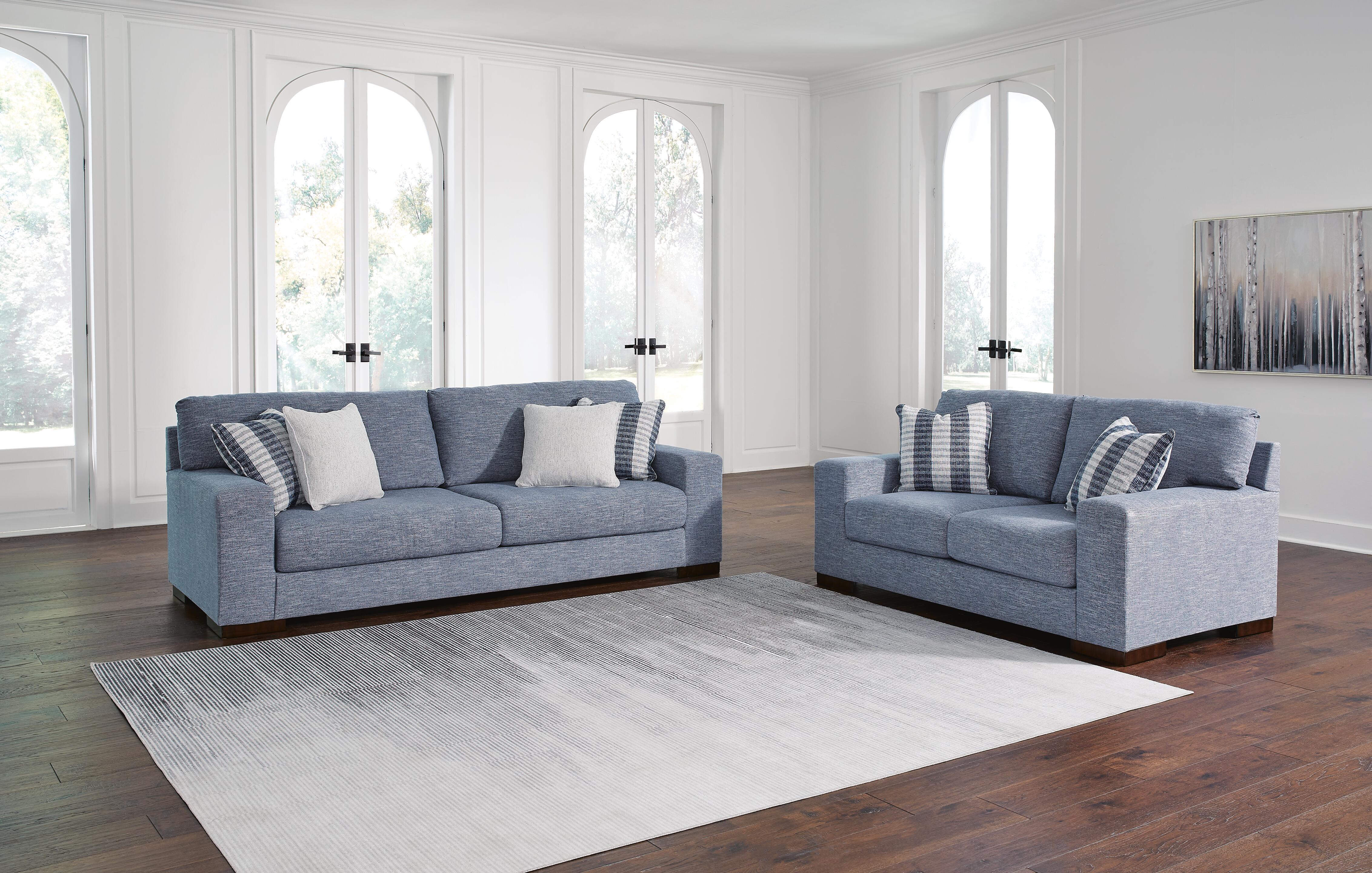 Click here for Belvoir Performance Fabric Sofa and Loveseat  Deni... prices