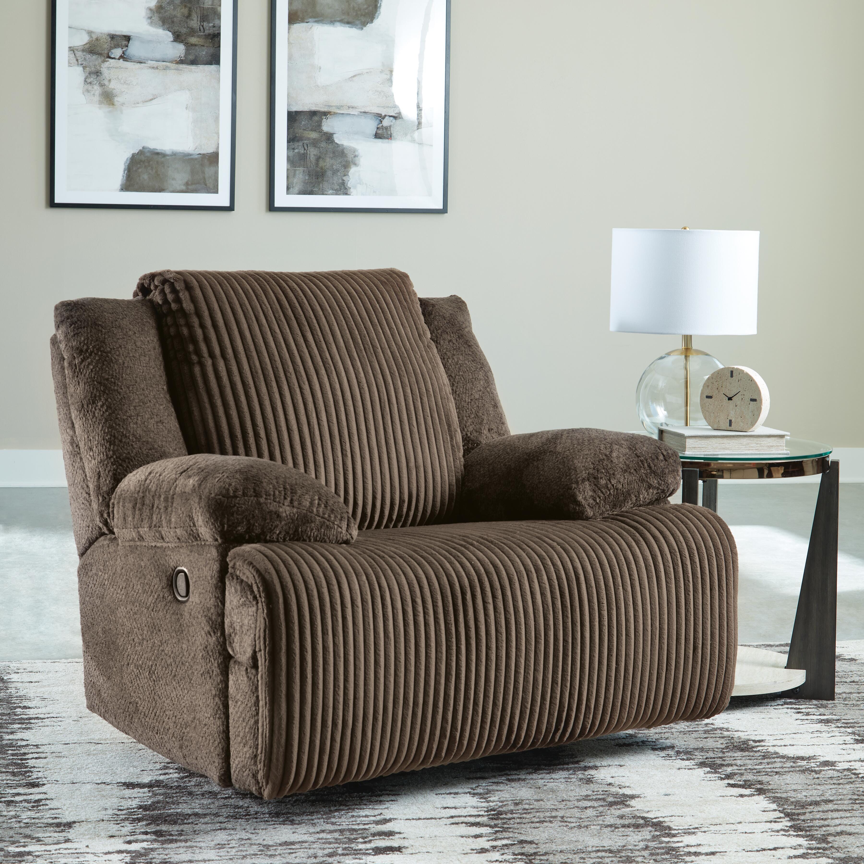 Click here for Top Tier Oversized Manual Rocker Recliner  Chocola... prices