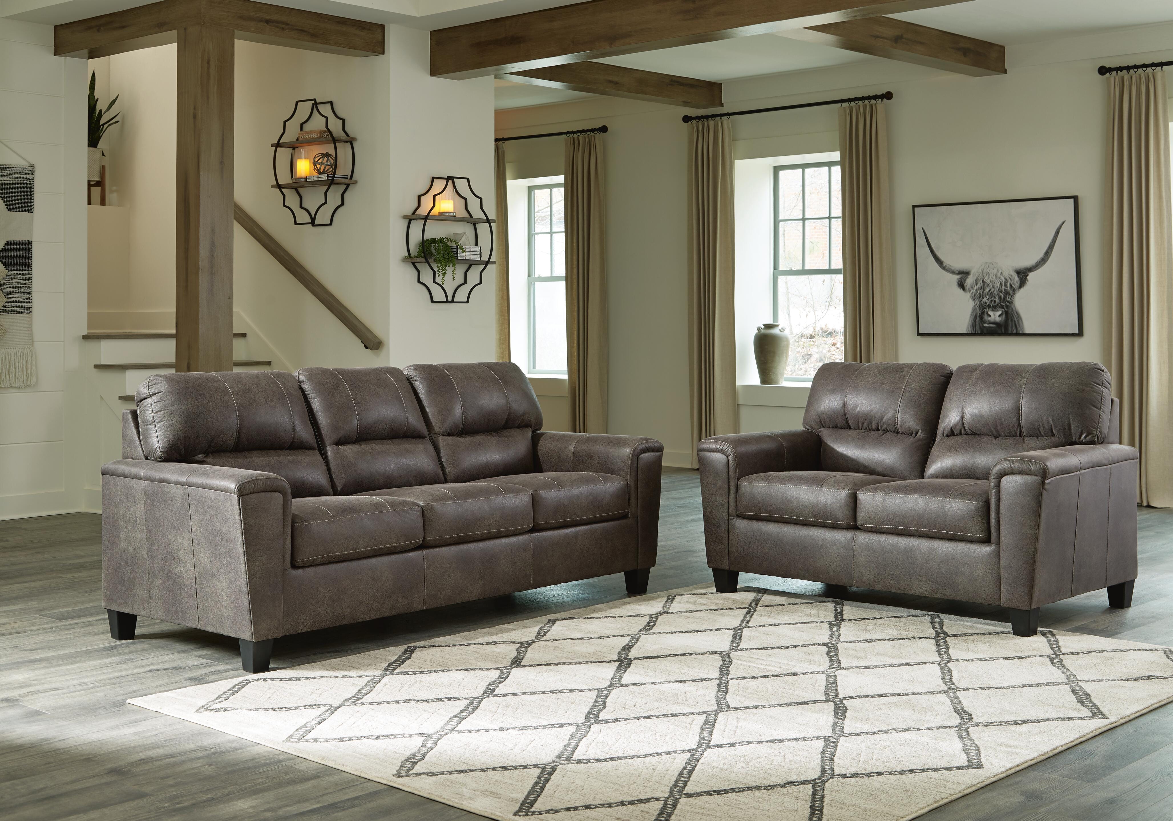 Click here for Navi Sofa and Loveseat  Smoke prices