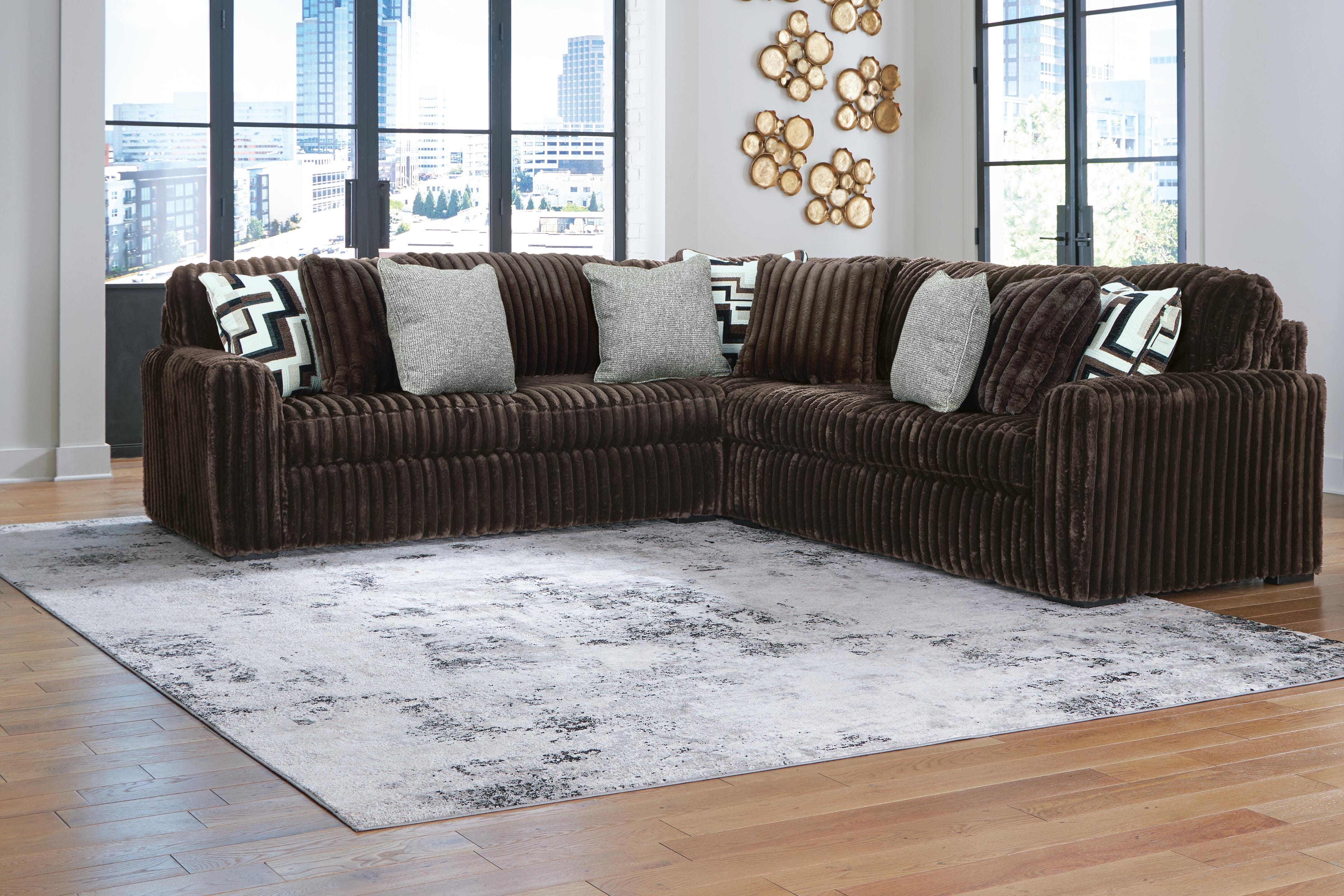 Click here for Midnight-Madness 3-Piece Sectional  Chocolate prices